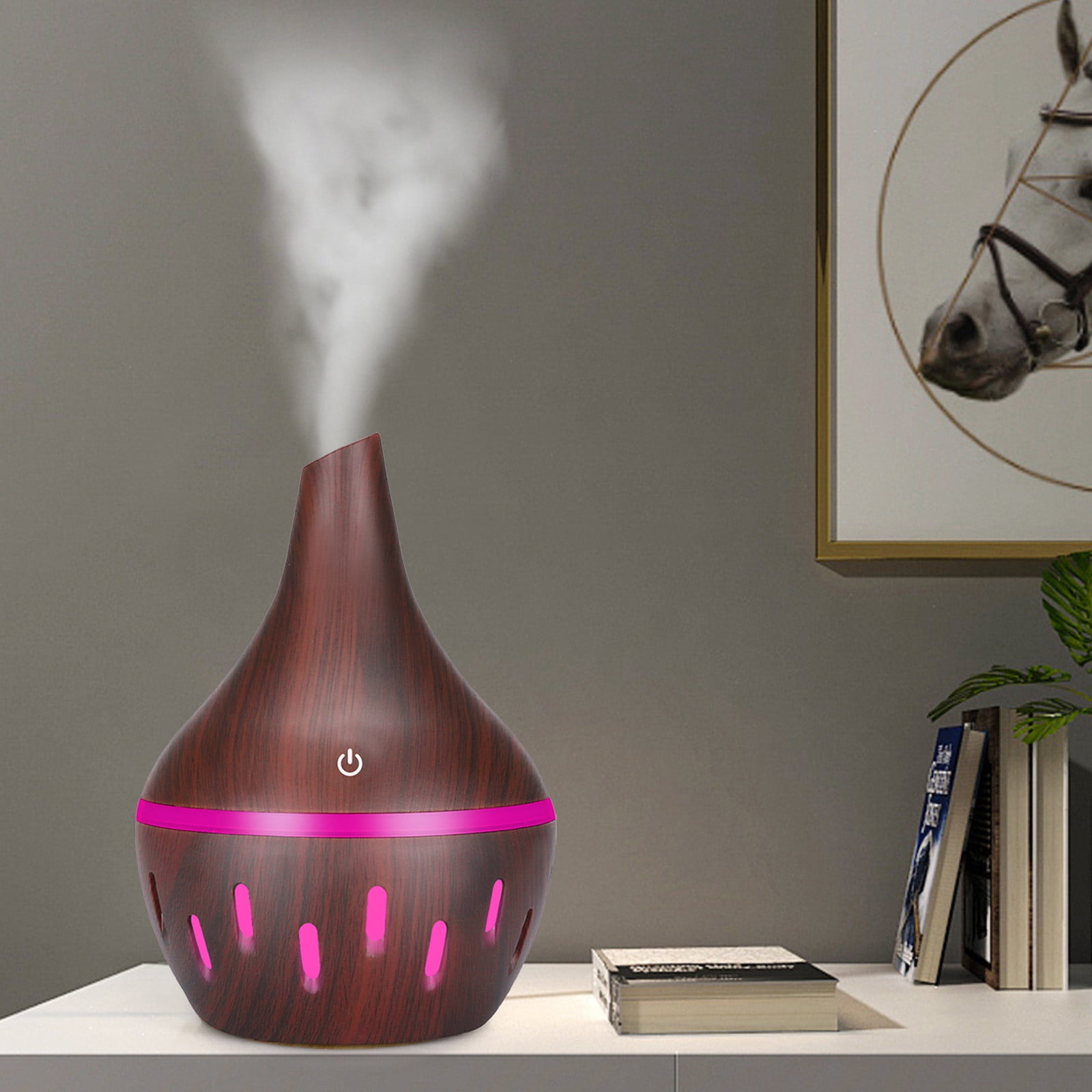 HauiWeiLyai New Portable Aromatherapy Oil Diffuser, Desk Cool Mist ...