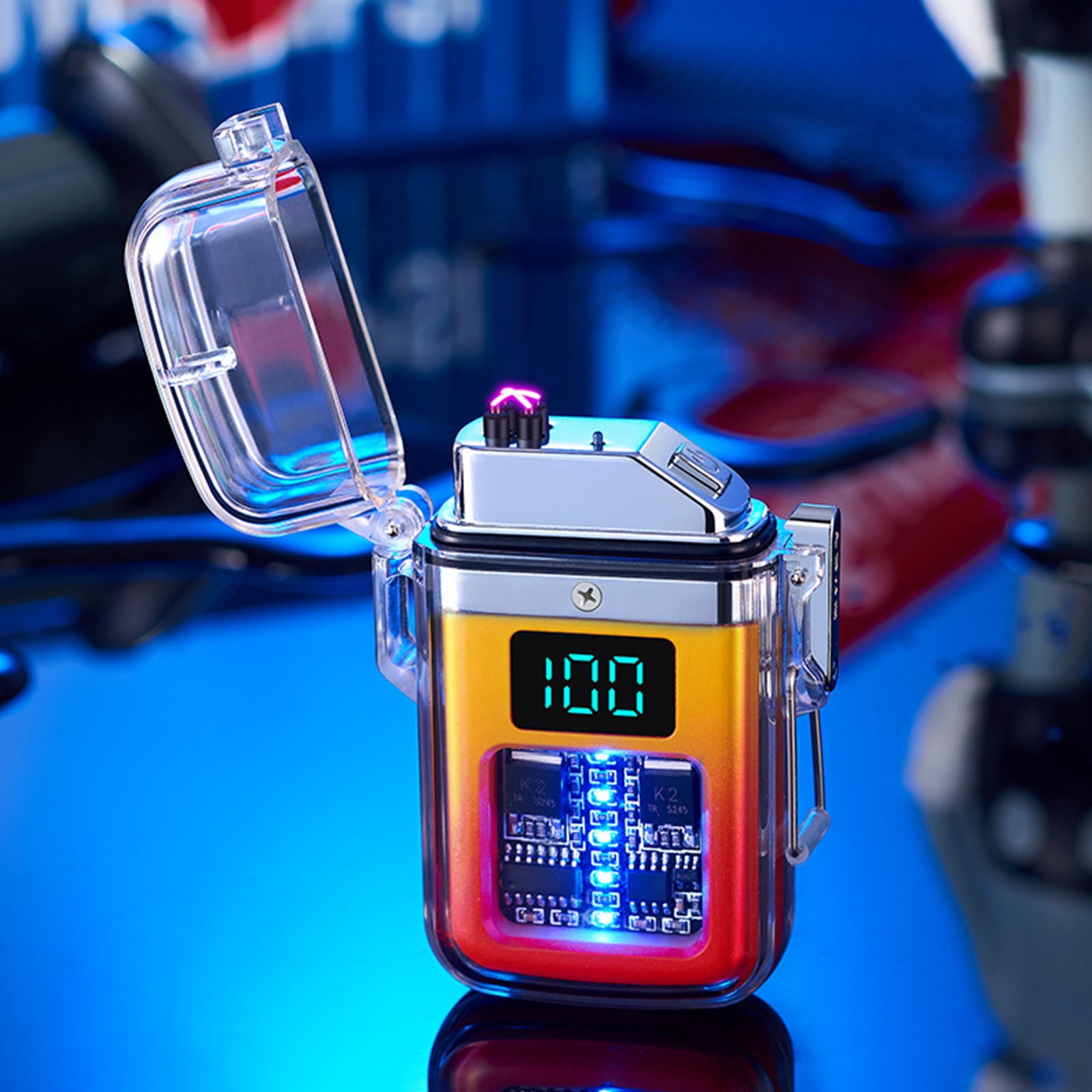 HauiWeiLyai Outdoor -Proof Emergency Lighter - Type-C Charging ...