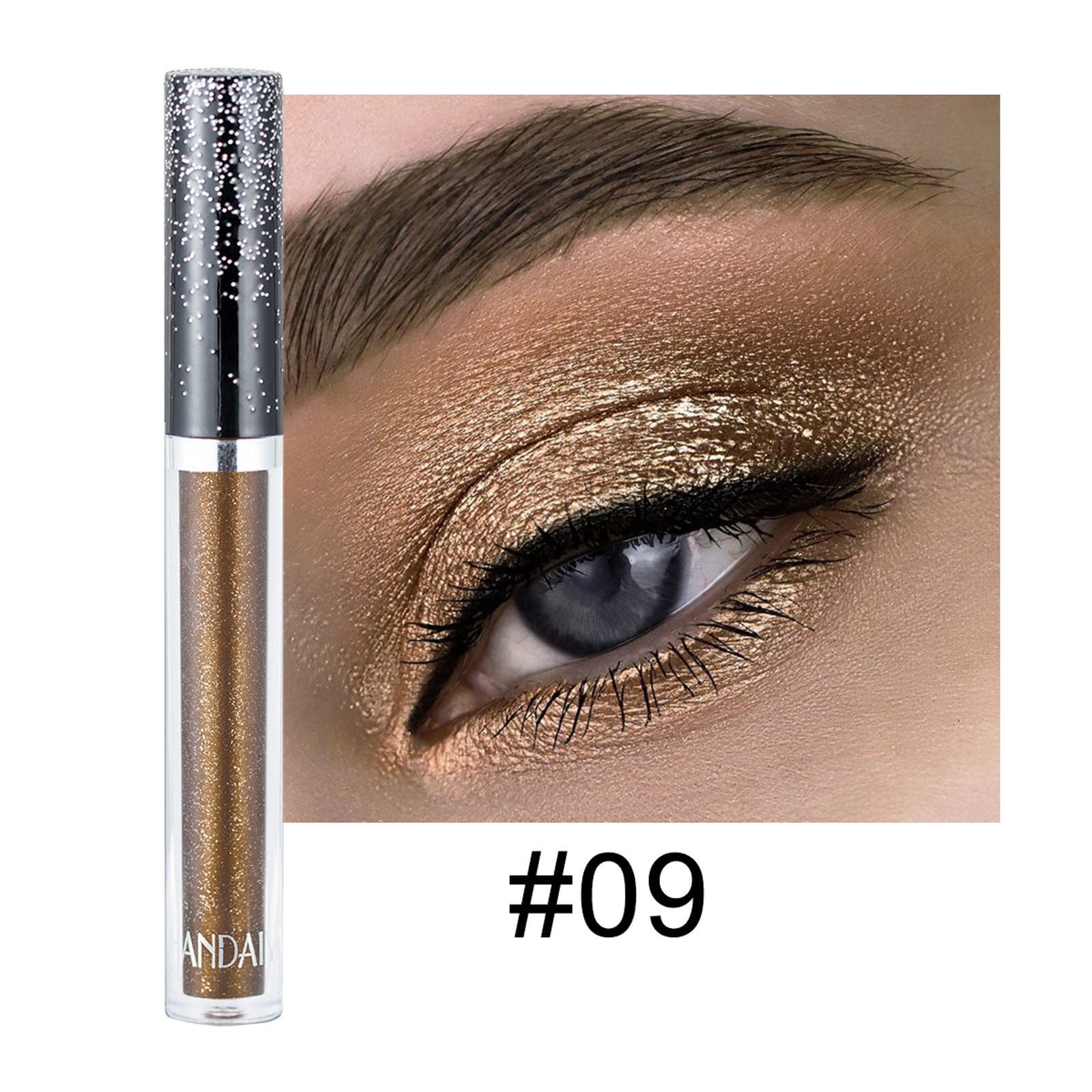 Hauiodp Diamond Liquid Eye Shadow Psychedelic Pearly Shiny Eye Shadow ...