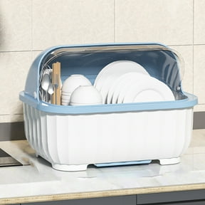Tomorotec Compact Silicone-Coated Triangle Dish Drying Rack for Sink ...
