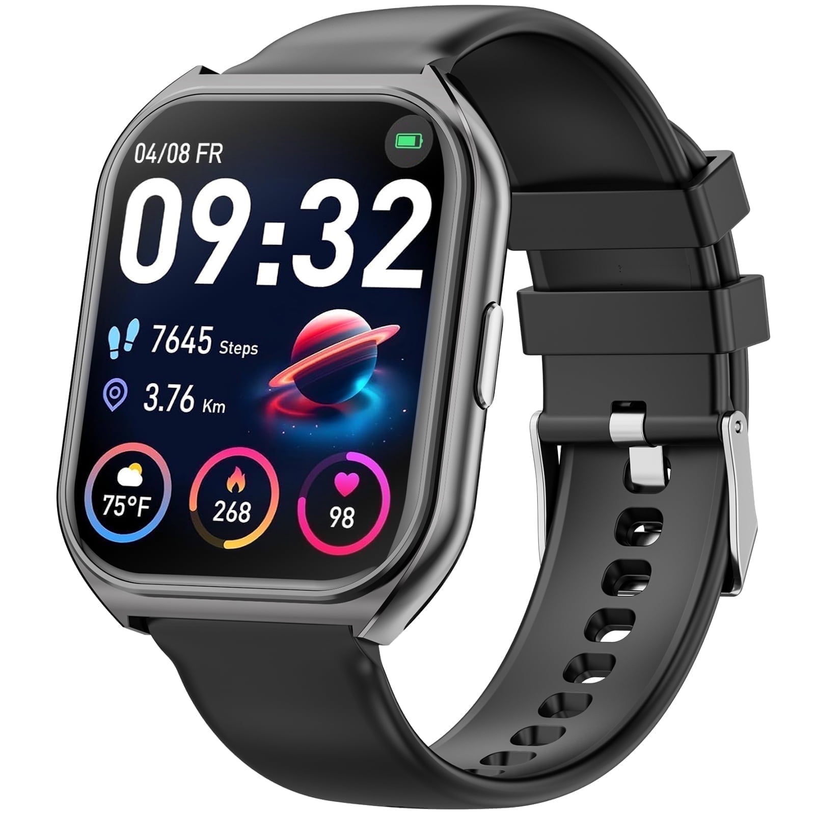 1.85" HD Smart Watch Fits for Android and Iphone– Bluetooth Call(Answer ...