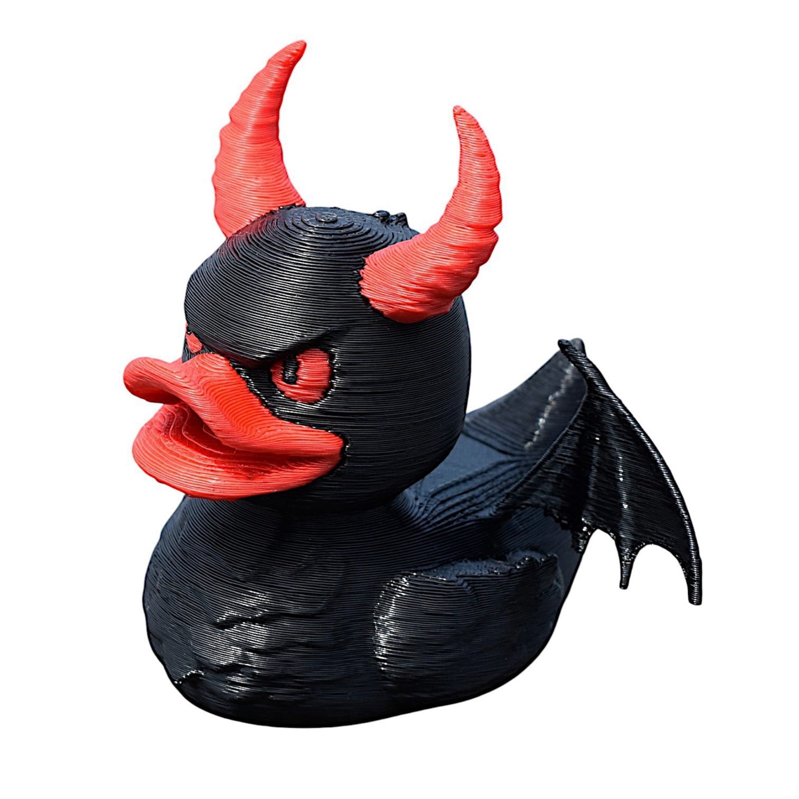 Haunted Angel Duck Figurine – Gothic Halloween Duck Decor,Spooky 3D ...