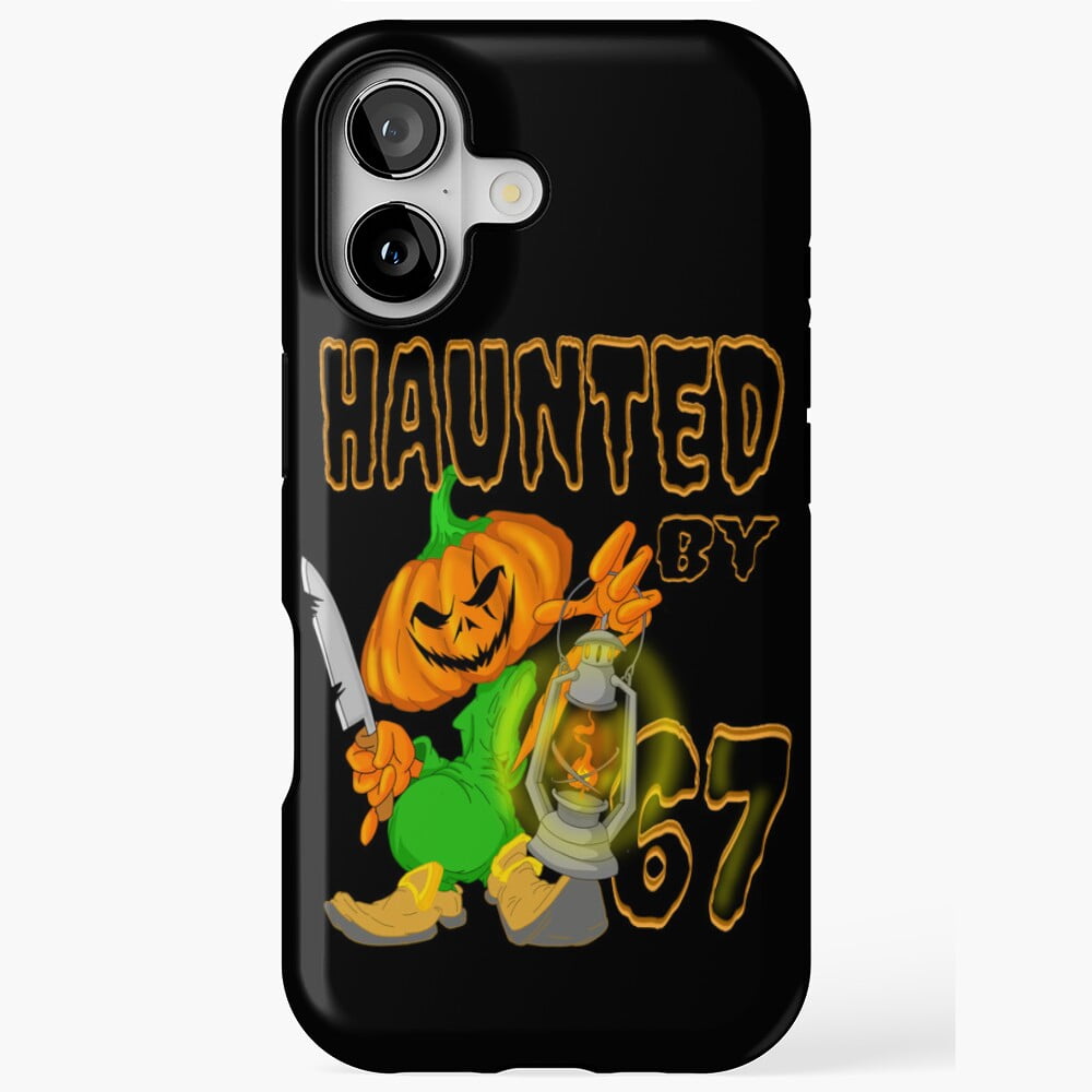 Haunted By Sixty Seven Pumpkin Funny Halloween Costume Creepy Meme ...