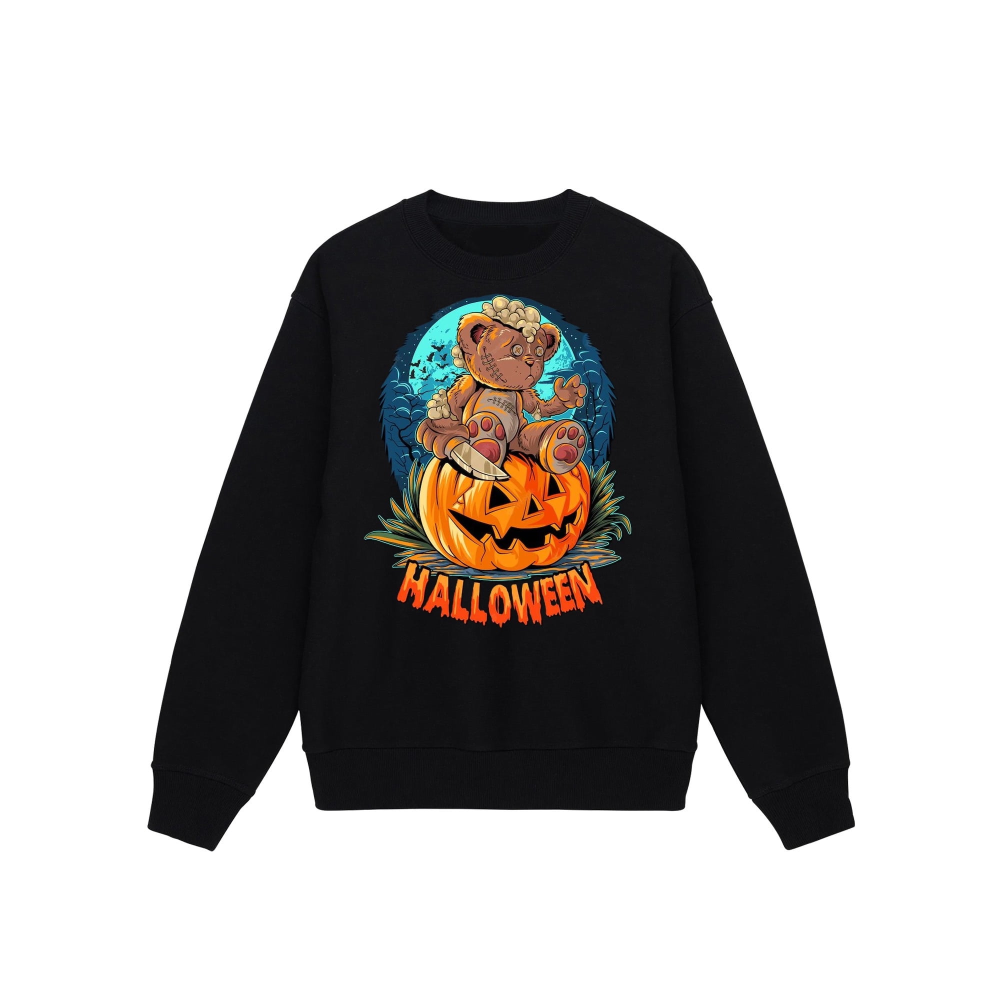 Haunted Doll Halloween Sweatshirt, Creepy Spooky Outfit, Scary Doll ...