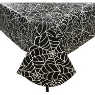 Halloween Haunted Farmhouse Flannel Backed Vinyl Tablecloth: Jack O ...