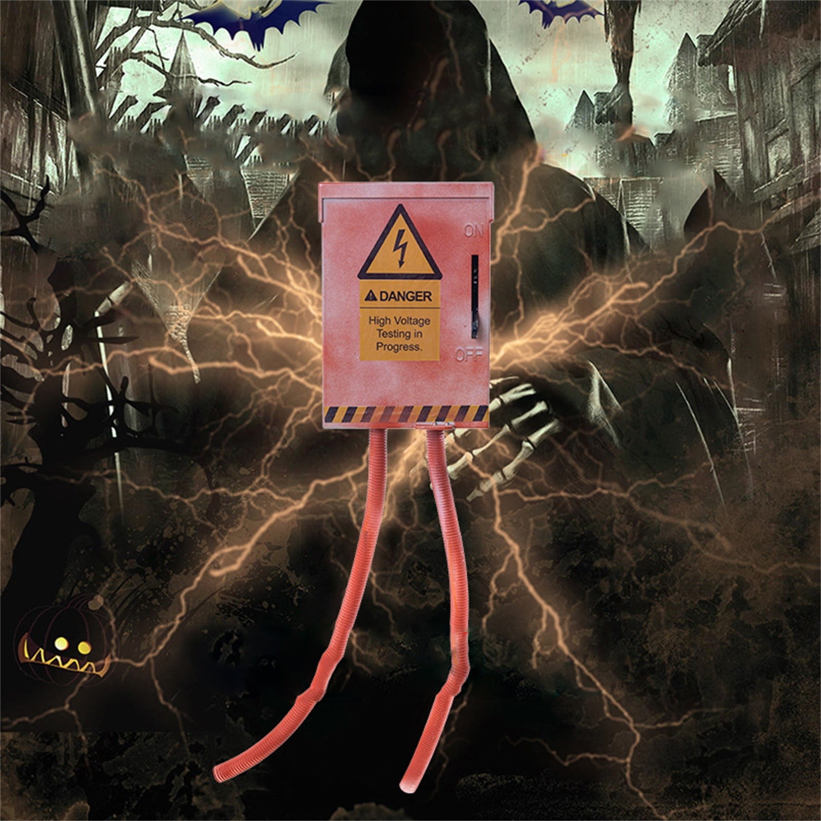 Haunted High Voltage Electrical Box Halloween Prop, Halloween ...