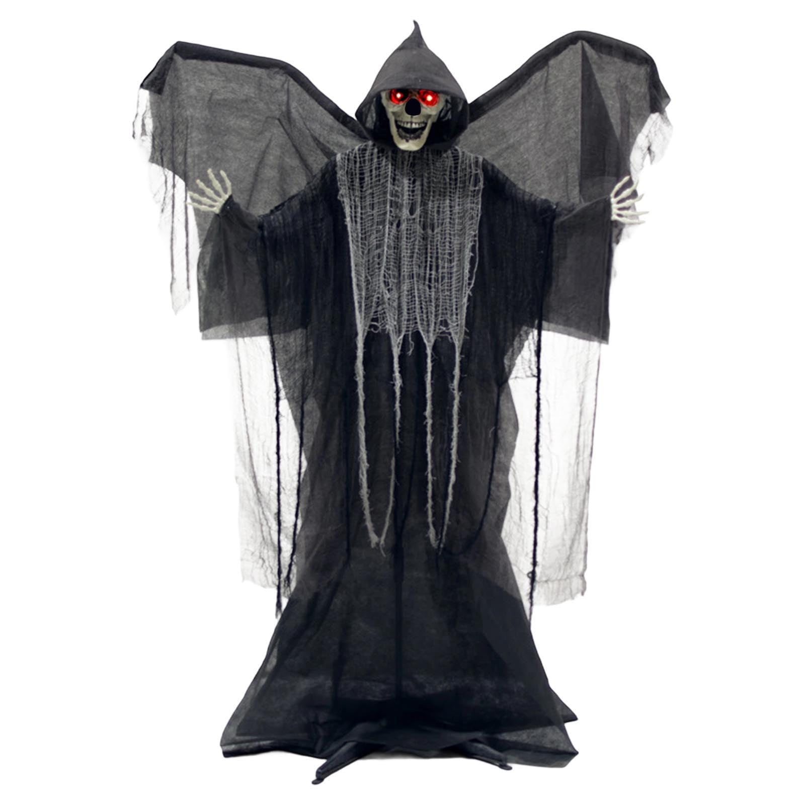 Haunted Hill Farm 5.4ft, Talking Ghost Halloween Animatronic, Indoor ...