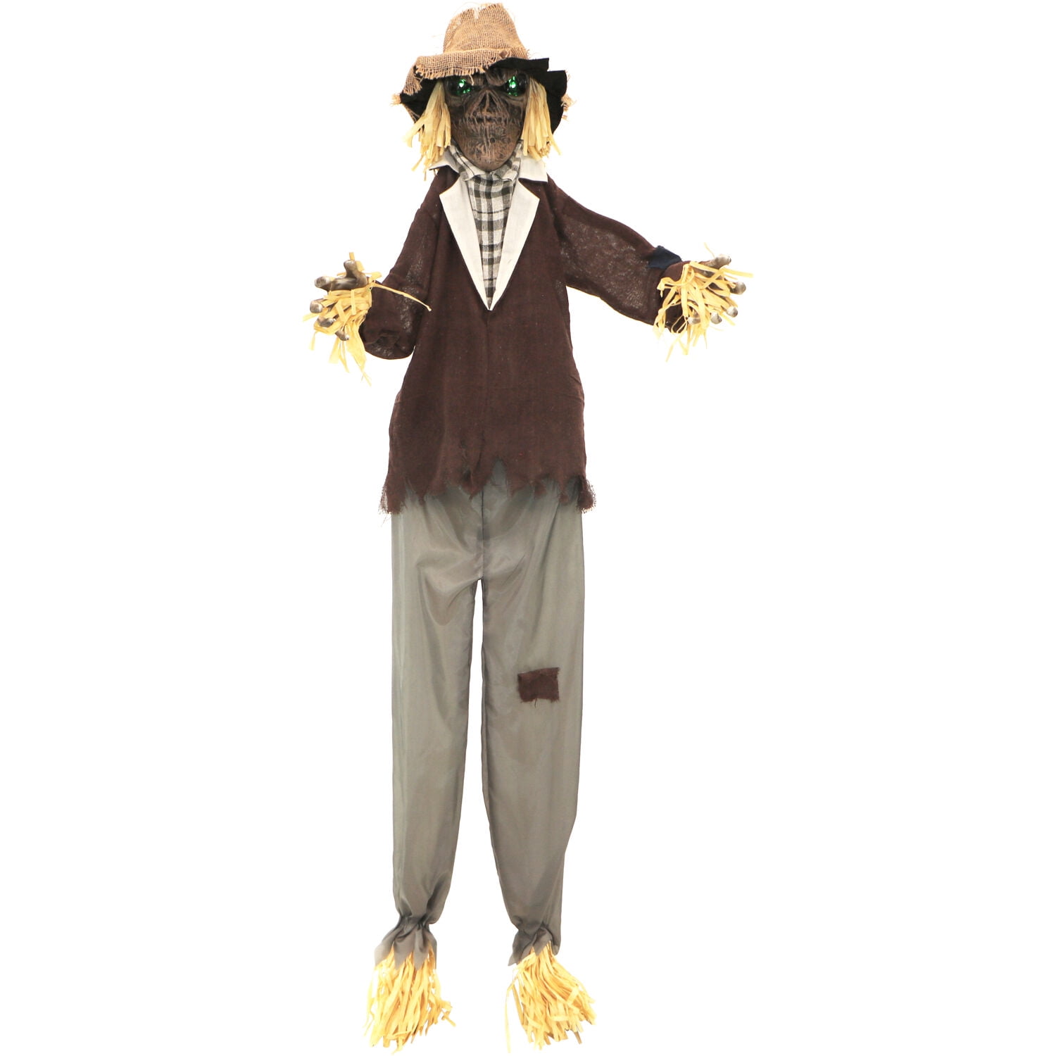Haunted Hill Farm 6-ft. Standing Scarecrow,Multicolor - Walmart.com