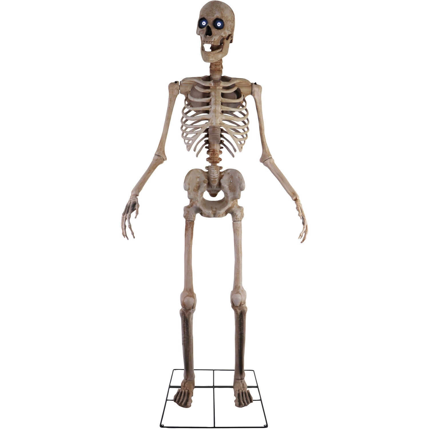 Haunted Hill Farm 8 ft Tall Motion-Activated Towering Skeleton, Premium ...