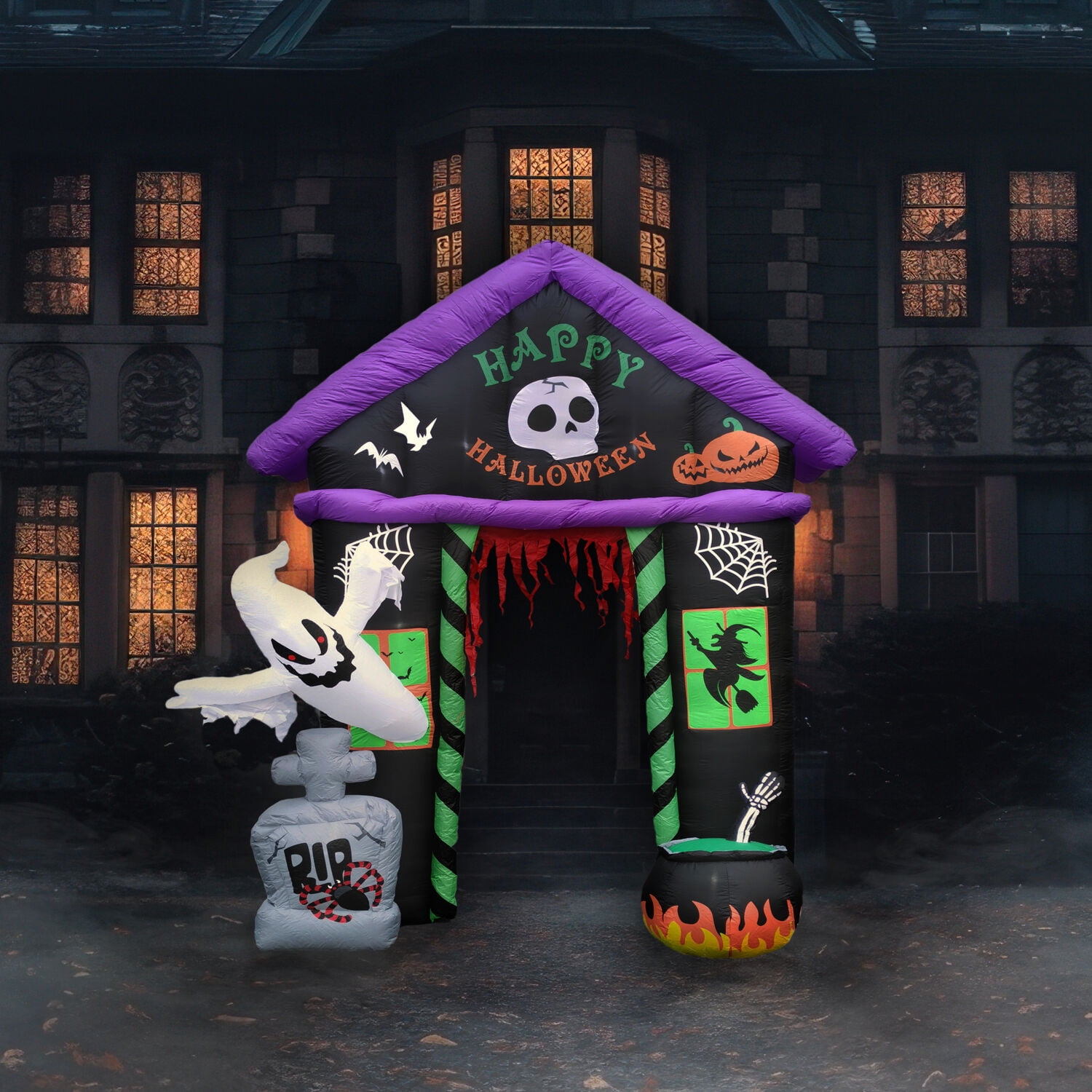 Inspiring Haunted House Blow Up Images