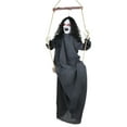 Haunted Hill Farm 15 in Animatronic Demon Woman on Swing with Lights ...