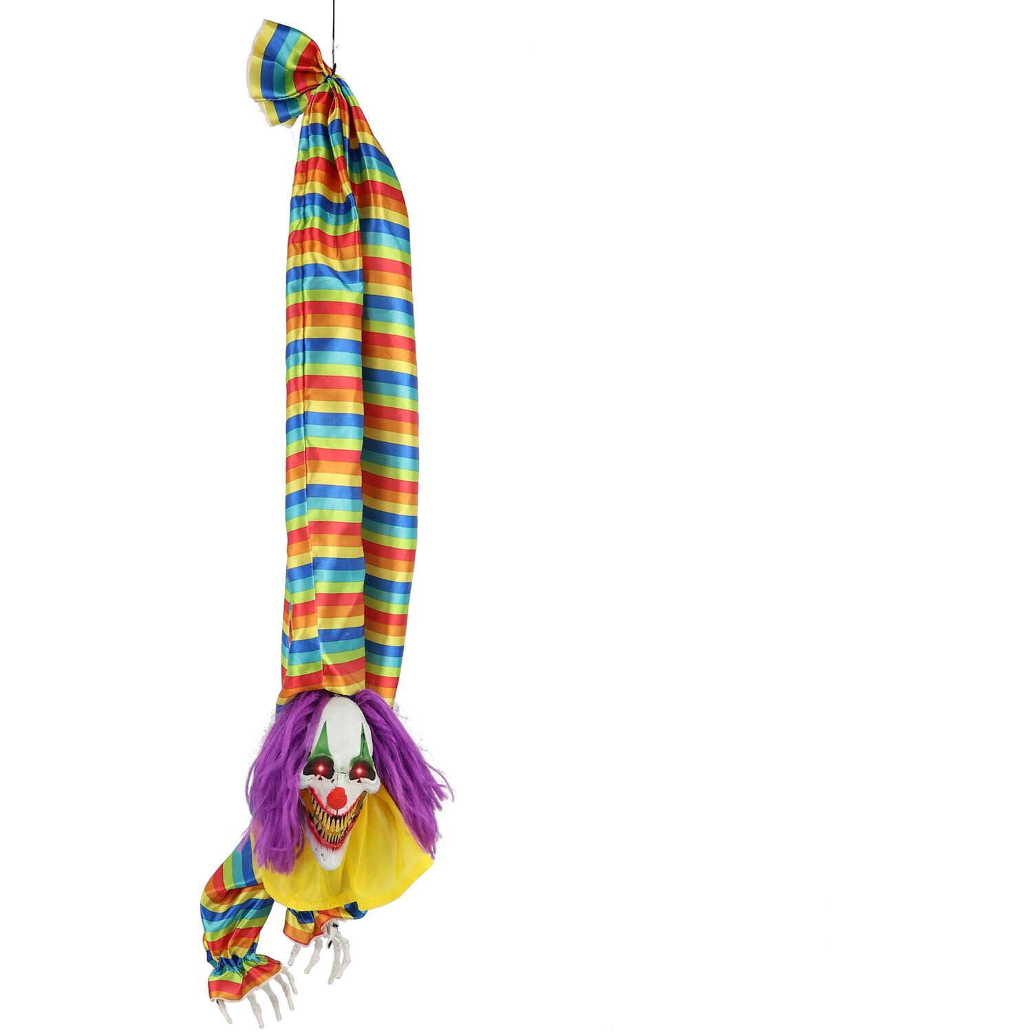 Haunted Hill Farm 47 in Animatronic Hanging Upside Down Clown with ...