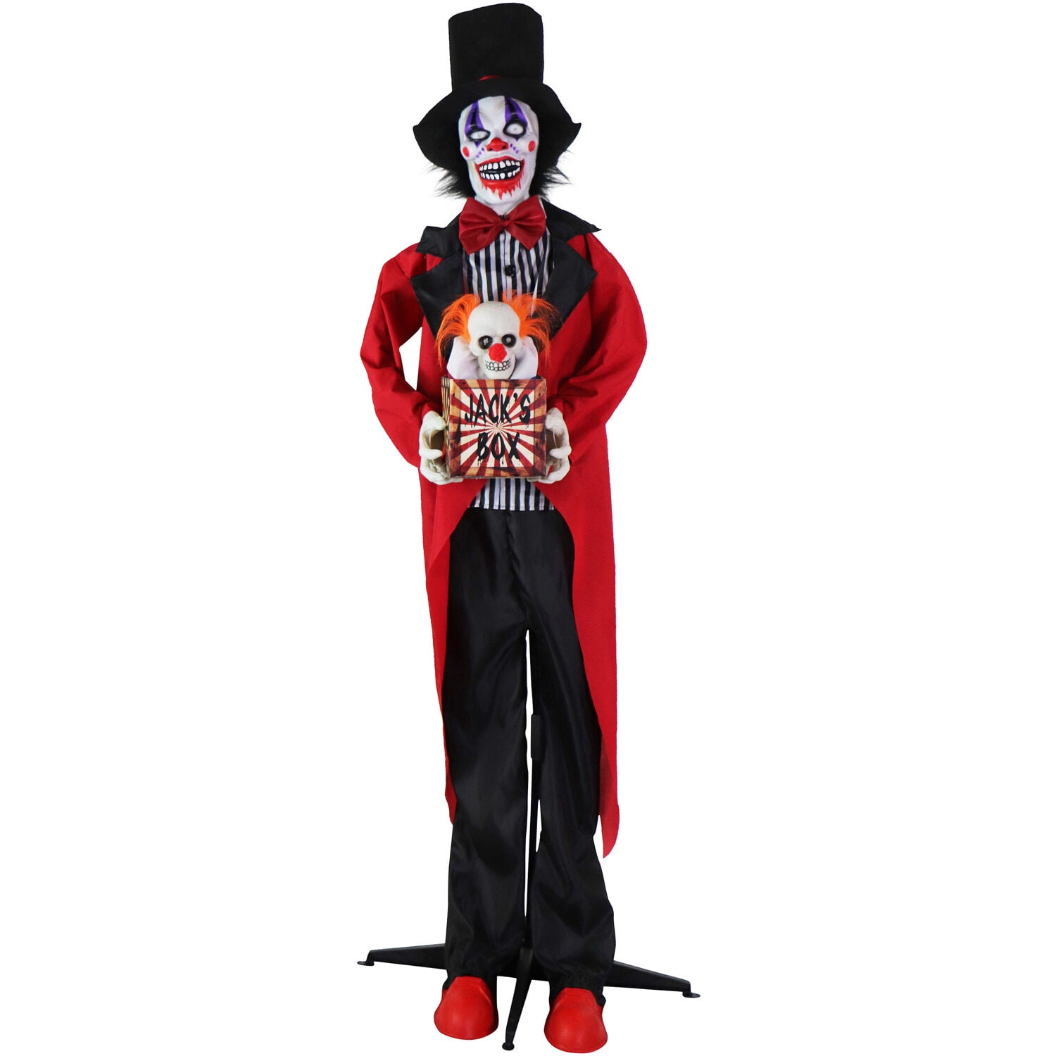 Haunted Hill Farm Clown Animatronic with Lights and Sound, HHCLOWN ...