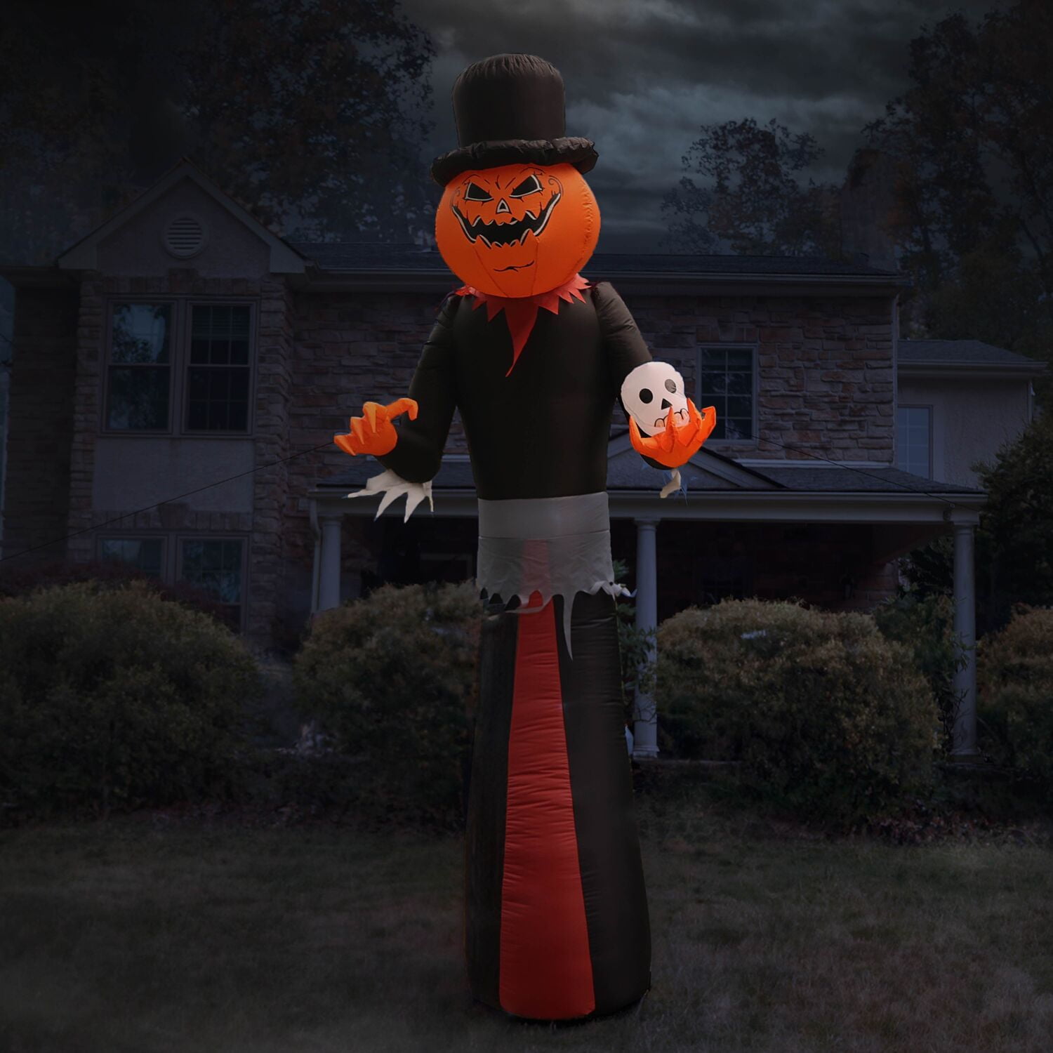 Free Shipping! Haunted Hill Farm 12-ft Pre-Lit Inflatable Jack-O ...