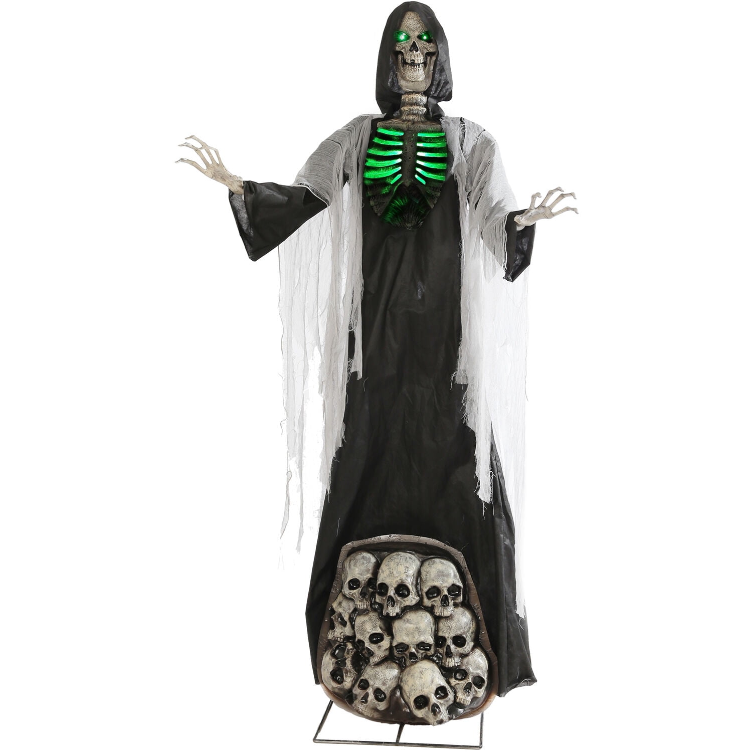 Haunted Hill Farm Skeleton Animatronic With Lights And Sound