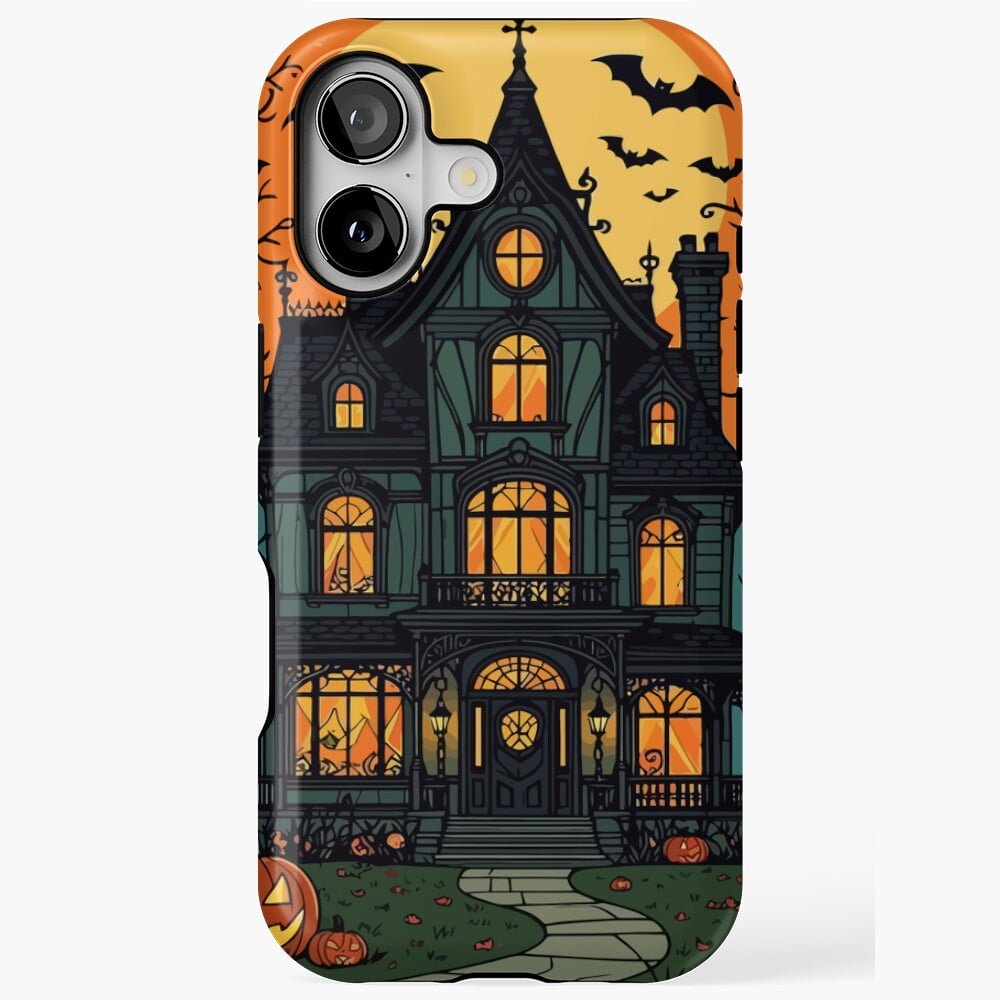 Haunted House Coffins Lane Funny Creepy Halloween Horror October iPhone ...