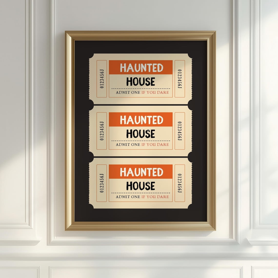 Haunted House Drink Ticket Print, Vintage S, Retro, Trendy Decor Poster ...