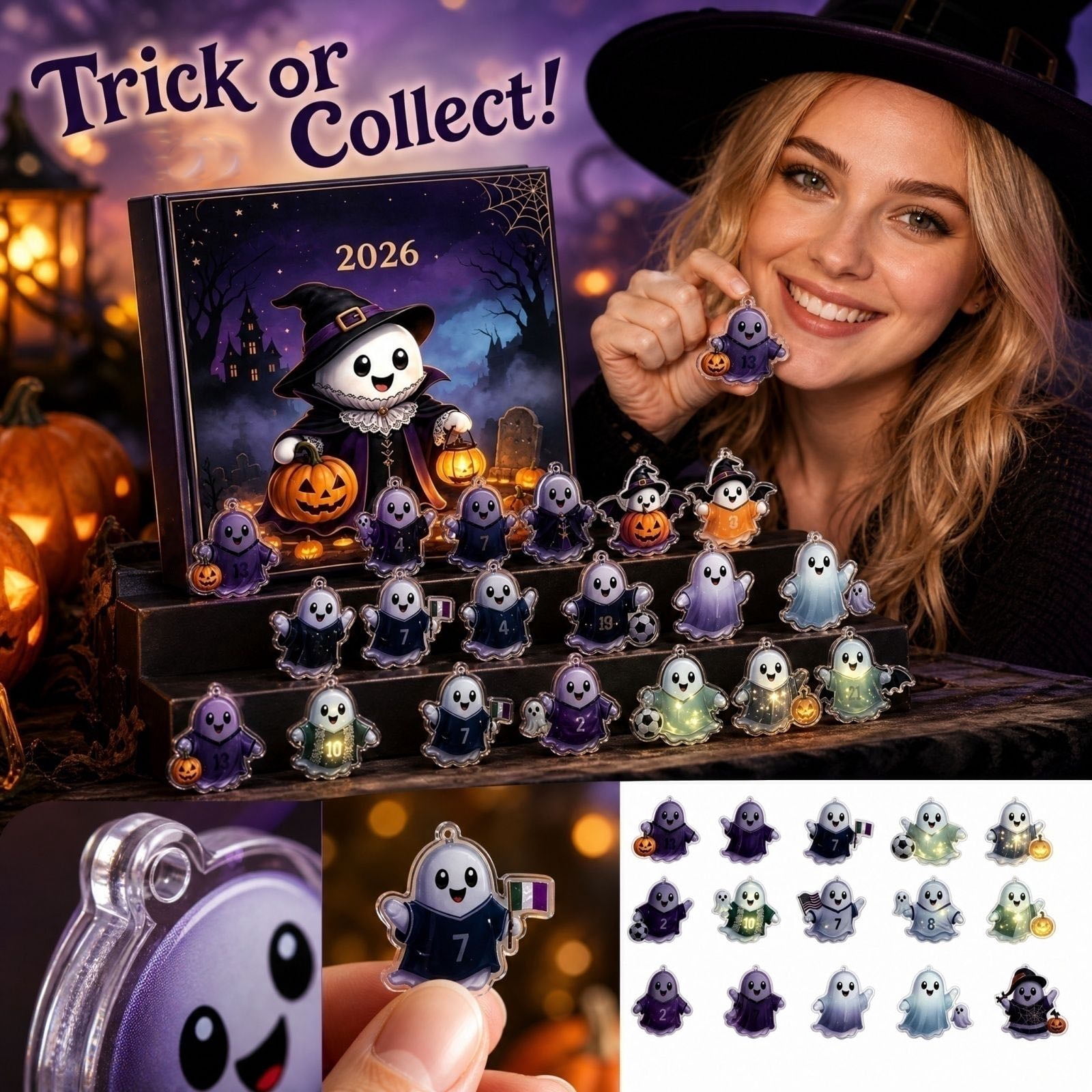Haunted House Halloween Advent Calendar 2026 - 24 Day Spooky Countdown ...
