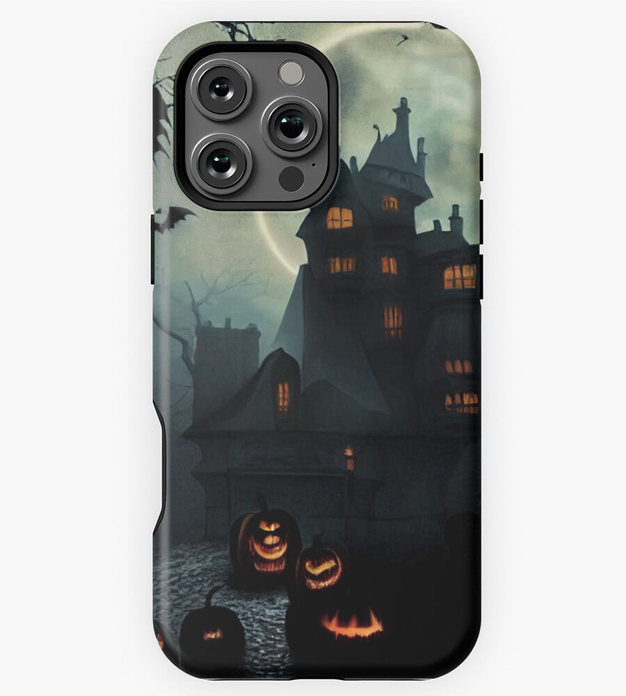 Haunted House Spooky Halloween GA3869 Phone Case for iPhone 11 to 17 ...