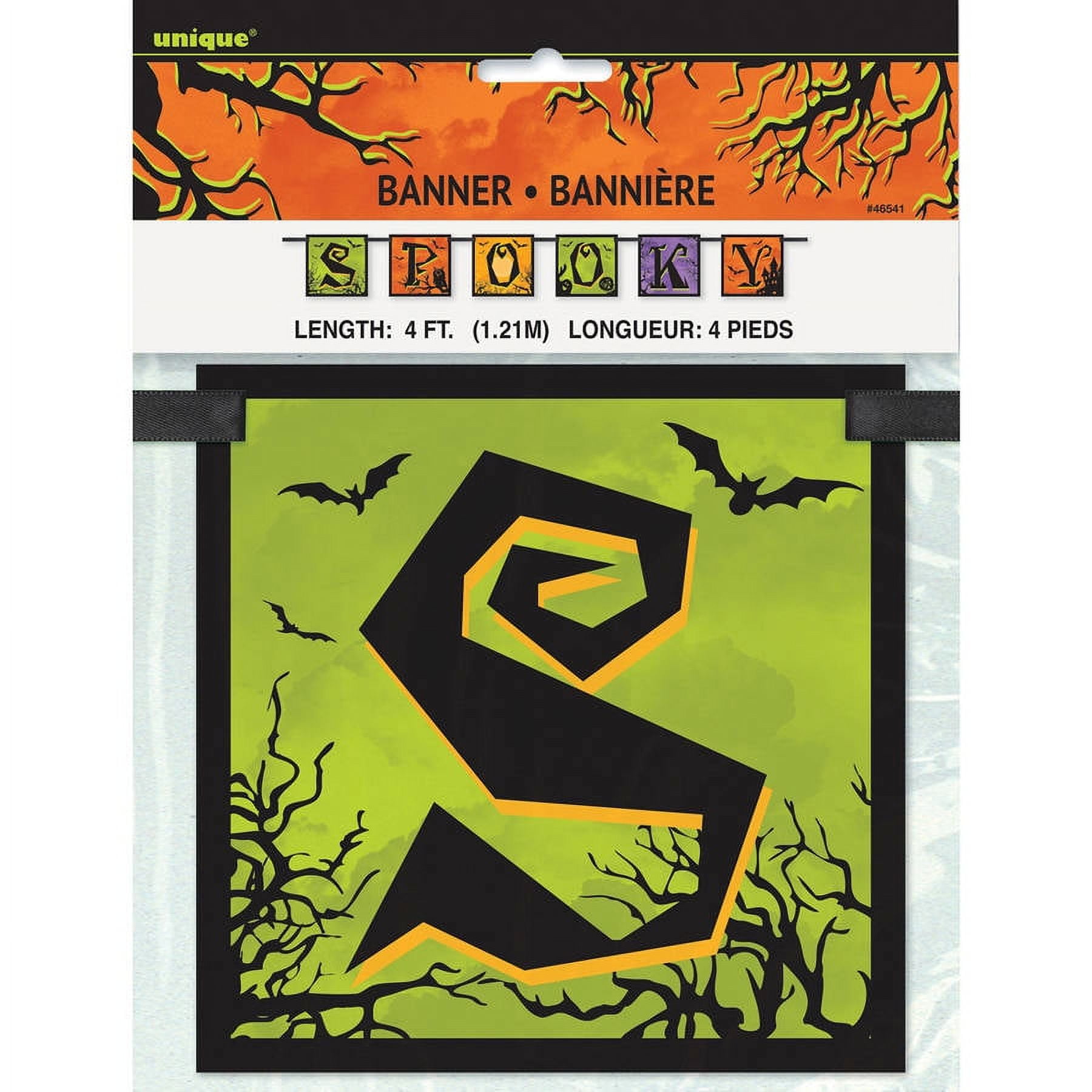 Haunted House Spooky Halloween Pennant Banner - Walmart.com