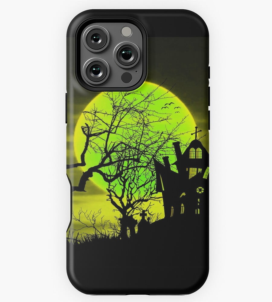 Haunted House Spooky Horror Art GA2968 Phone Case for iPhone 11 to 17 ...