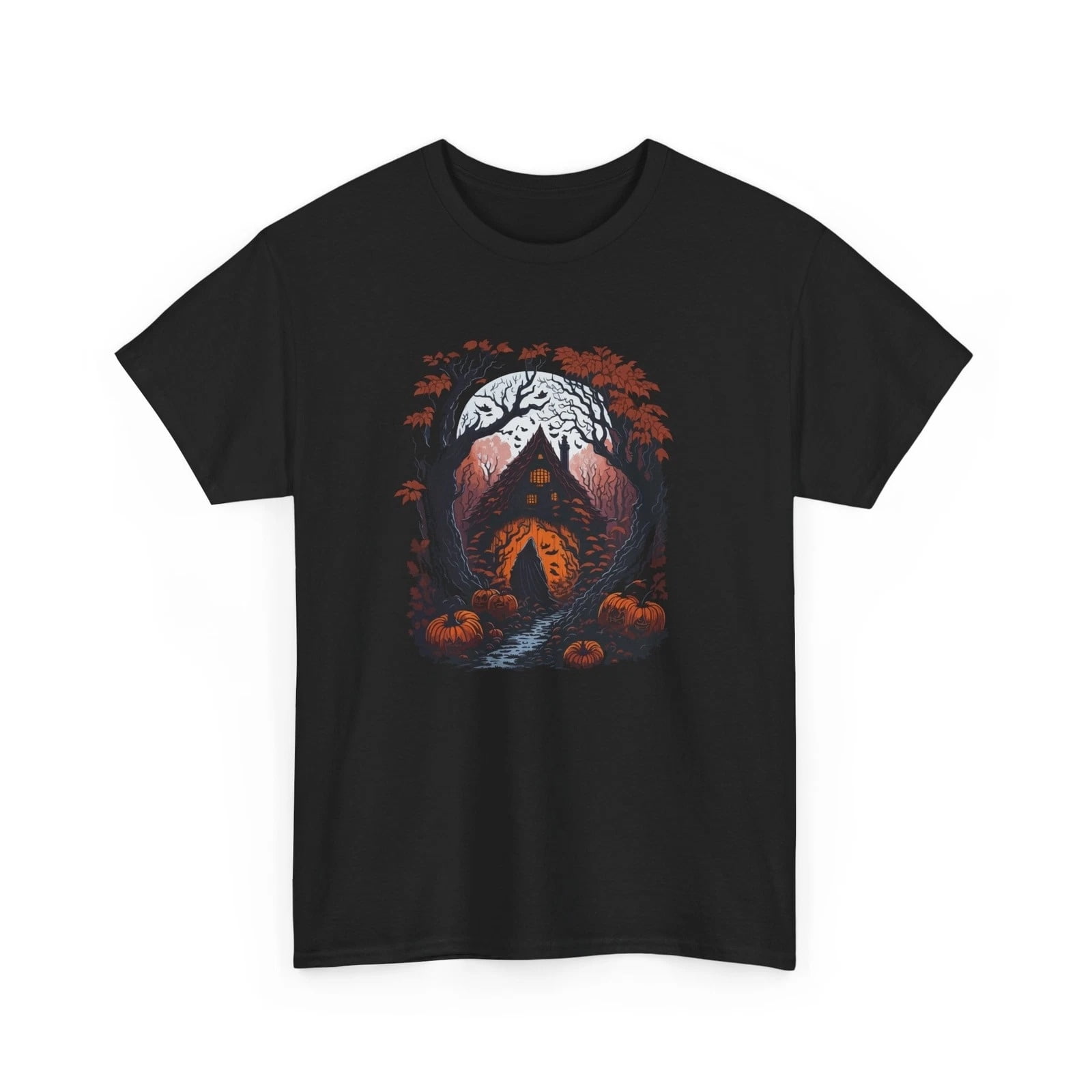Haunted House T-Shirt, Spooky Ghost Tee, Paranormal Halloween Shirts ...