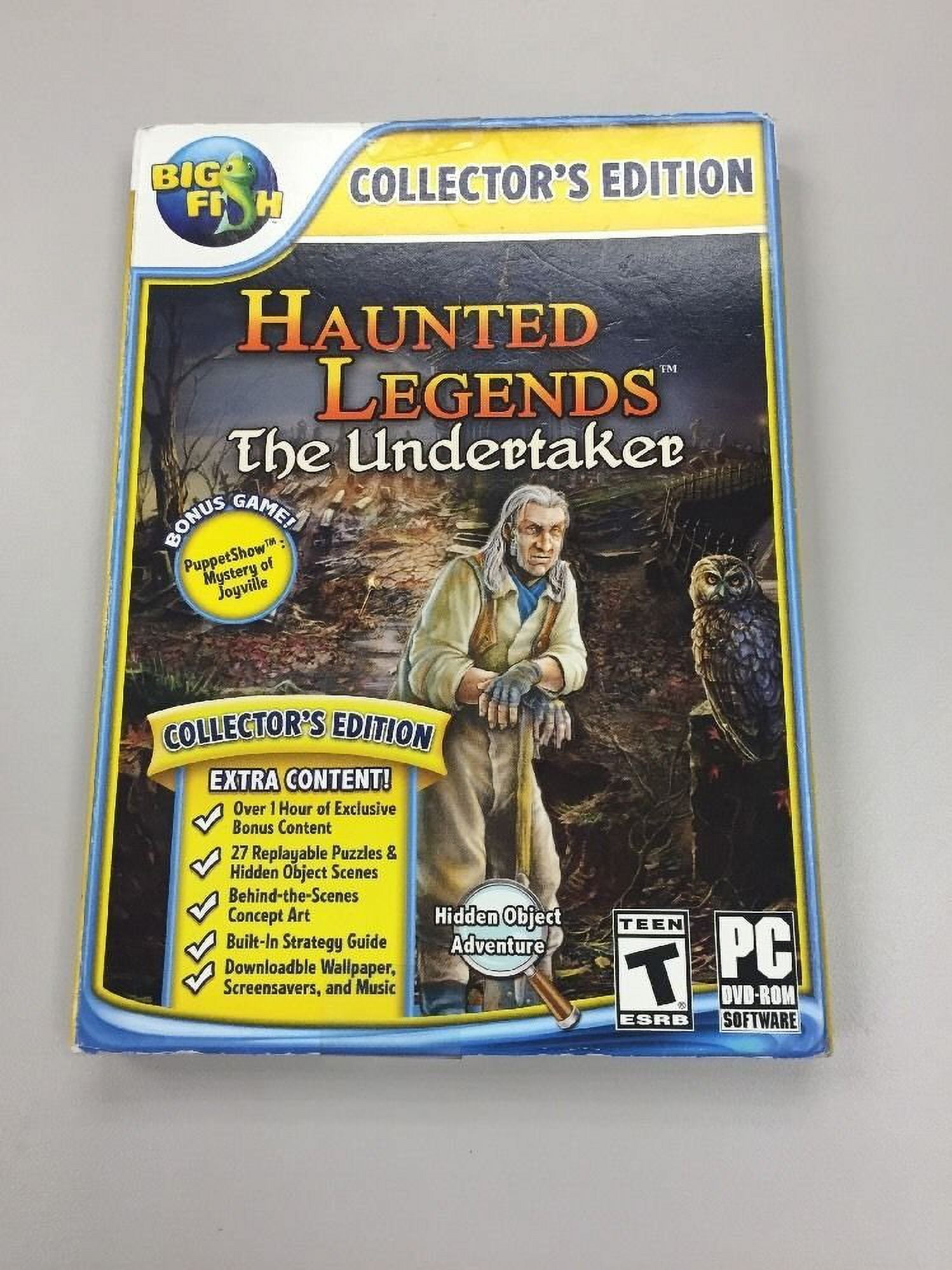 Haunted Legends THE UNDERTAKER COLLECTOR'S EDITION Hidden Object BONUS ...