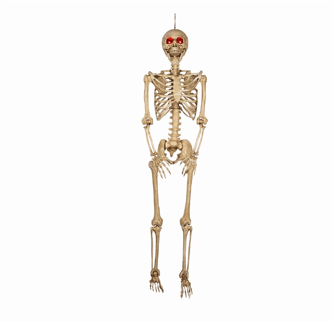 Haunted Living 5-ft Hanging Skeleton with Lit Eyes - Walmart.com