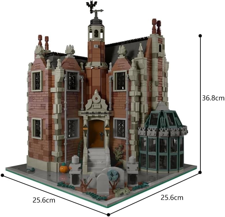 The Haunted Manor Building Blocks Set,Haunted Mansion DIY Models Kit ...