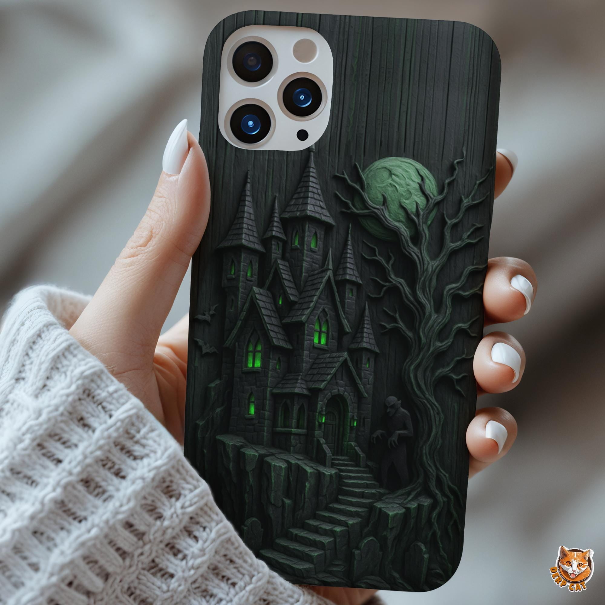 Haunted Manor Classic Gothic Art Case for iPhone 17 to 11 Pro Max ...