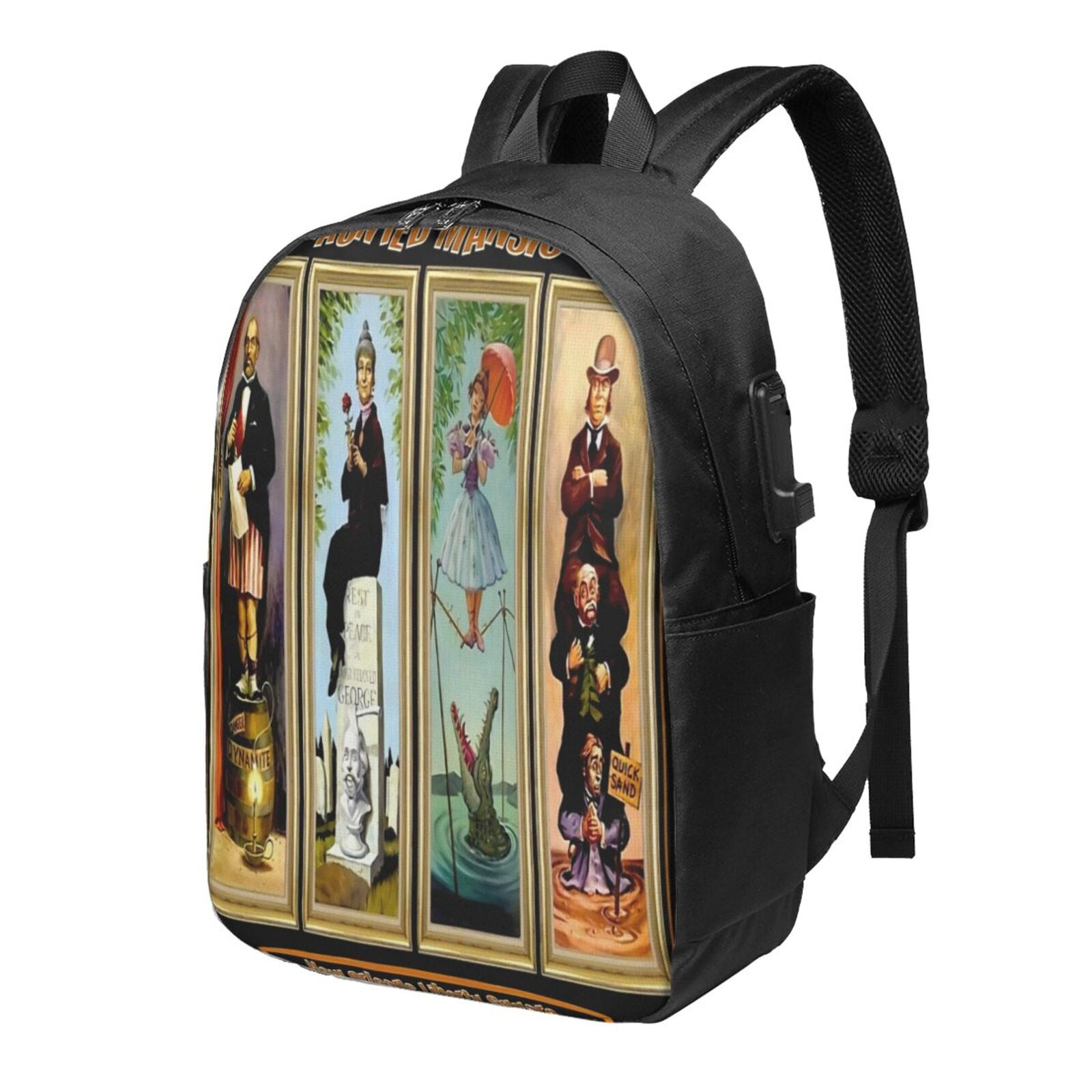 Haunted Mansion Backpack Fashion Travel Backpack Laptop Backpack 17 ...
