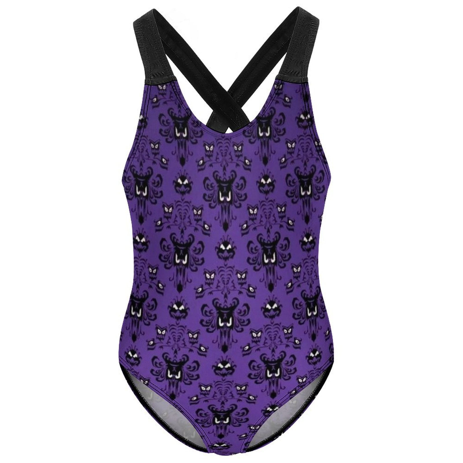 Haunted Mansion Demon Children's One-piece Swimsuit Summer Girl's ...