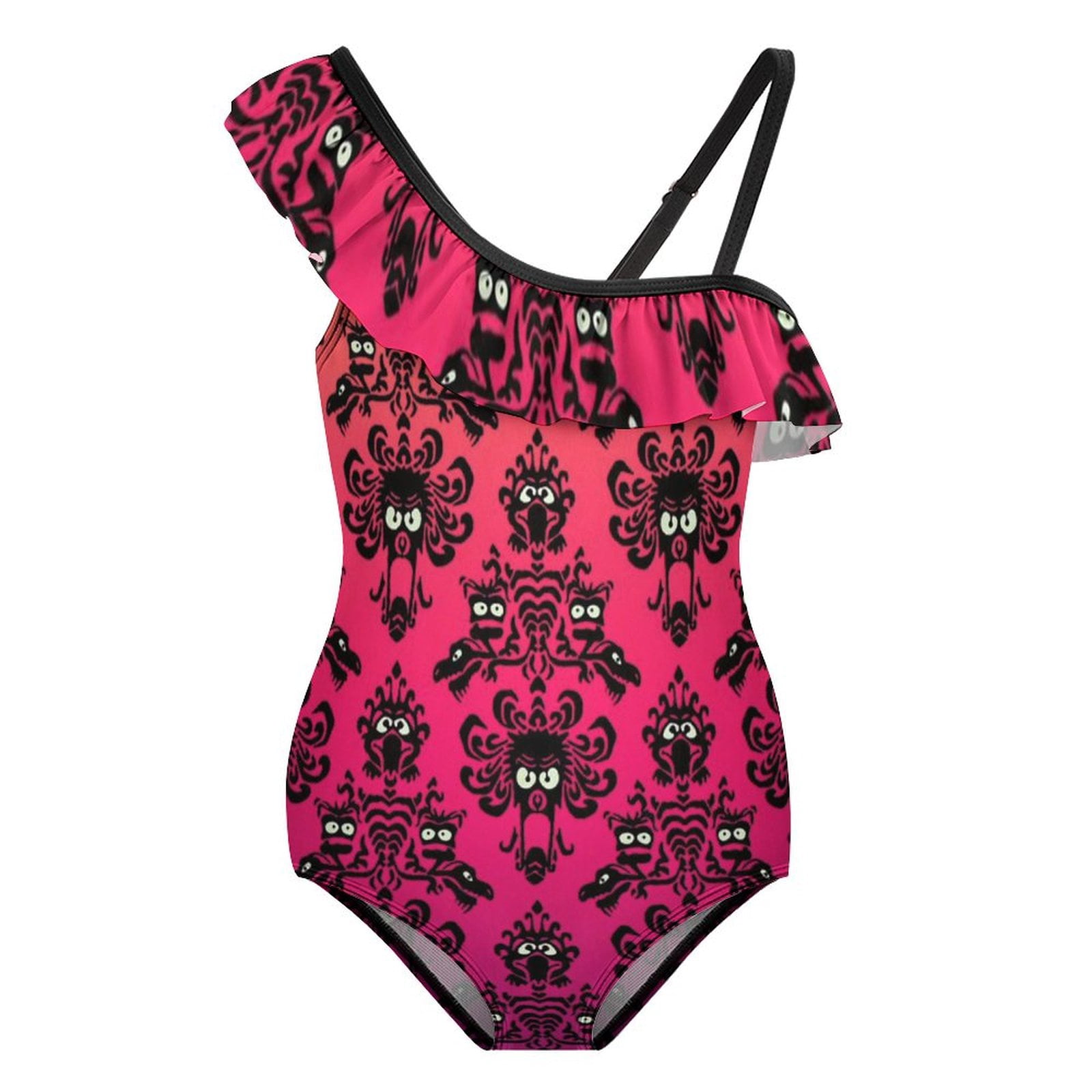 Haunted Mansion Demon Horror Kids Swimsuit Swimwear Adjustable One ...