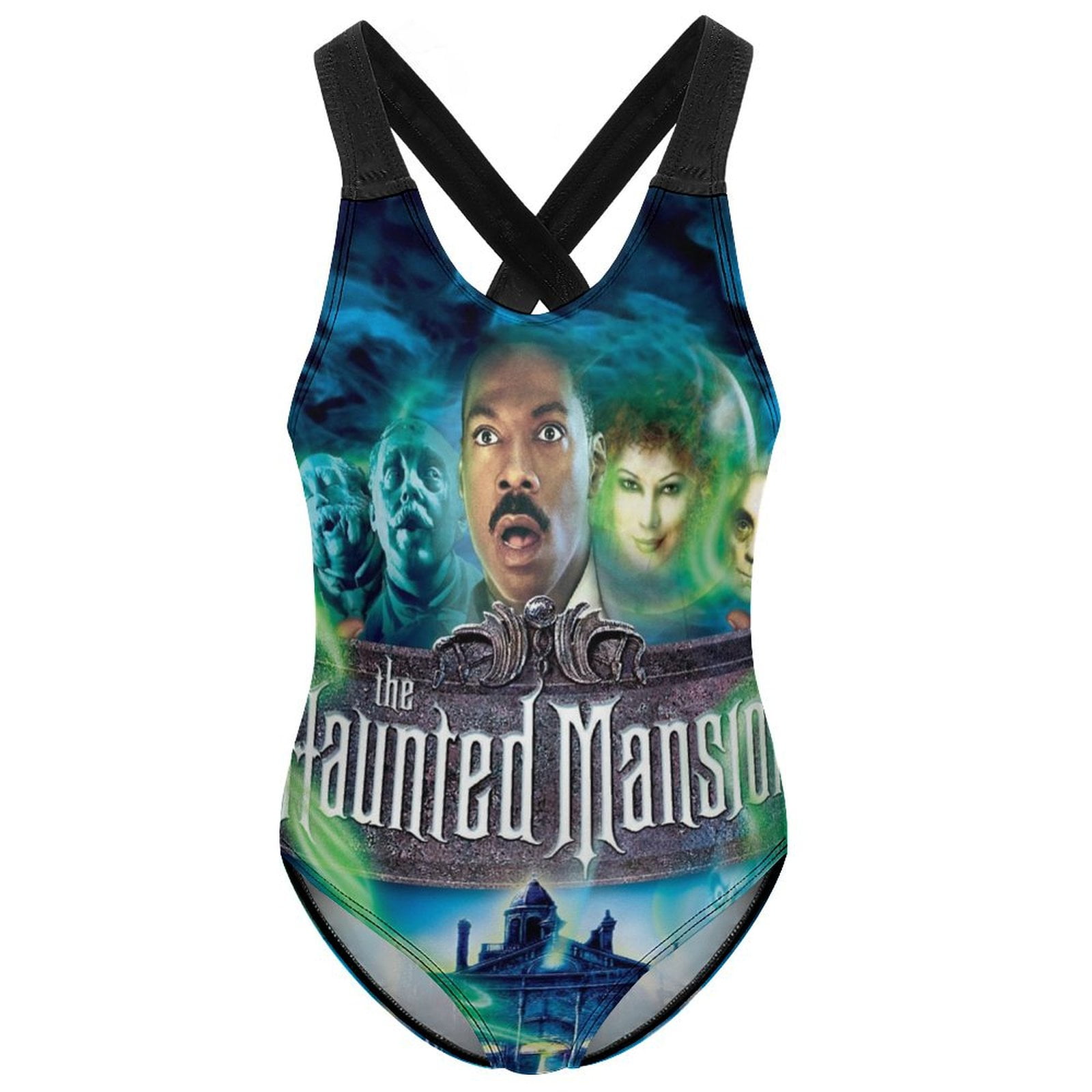 Haunted Mansion Film Children's One-piece Swimsuit Summer Girl's ...