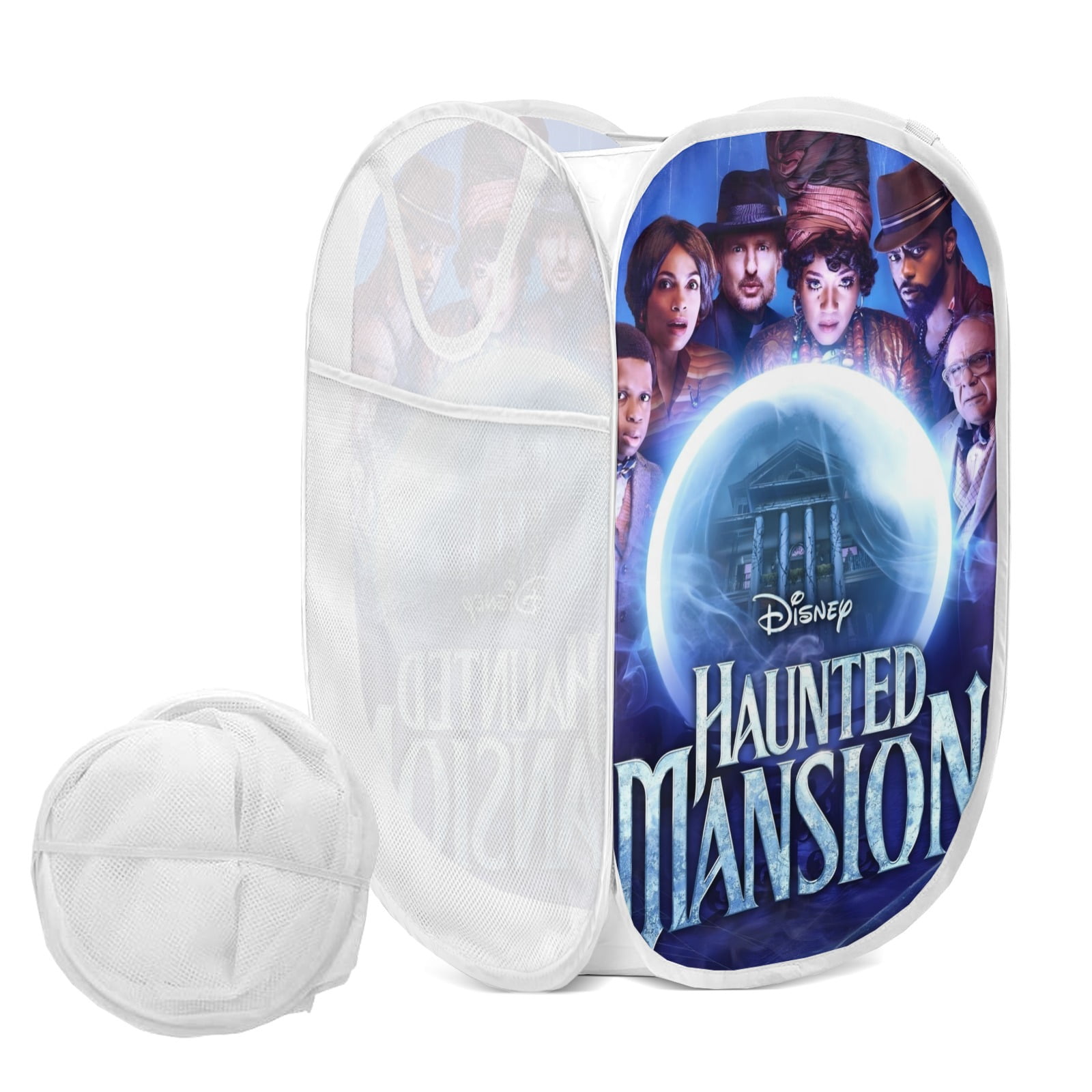 Haunted Mansion Fold-Flat Printed Laundry Tote.15" × 24" - Walmart.com