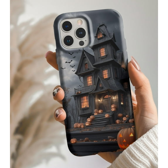 Haunted Mansion Gothic Horror Art Case for iPhone 17 11 12 13 14 15 16 ...