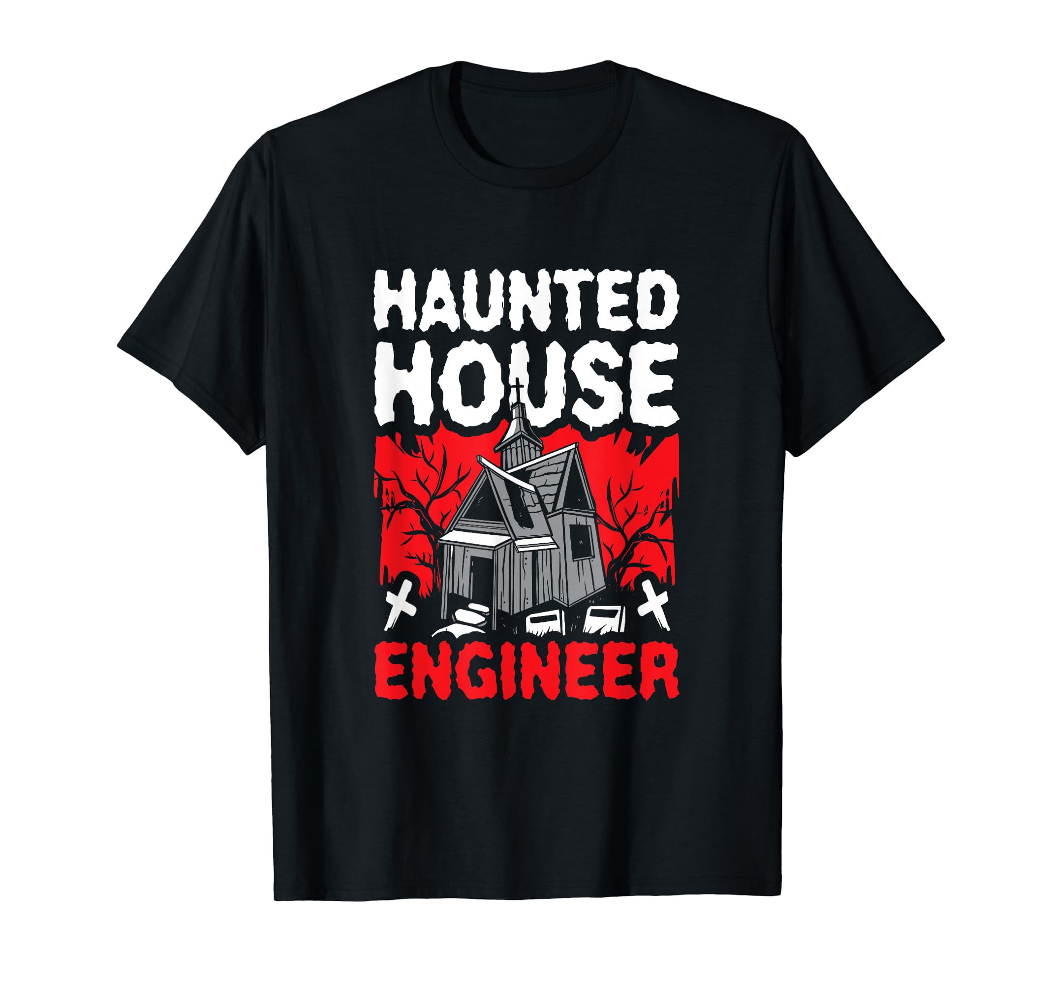 Haunted Mansion House Engineer Haunted Mansion Decorator T-Shirt ...