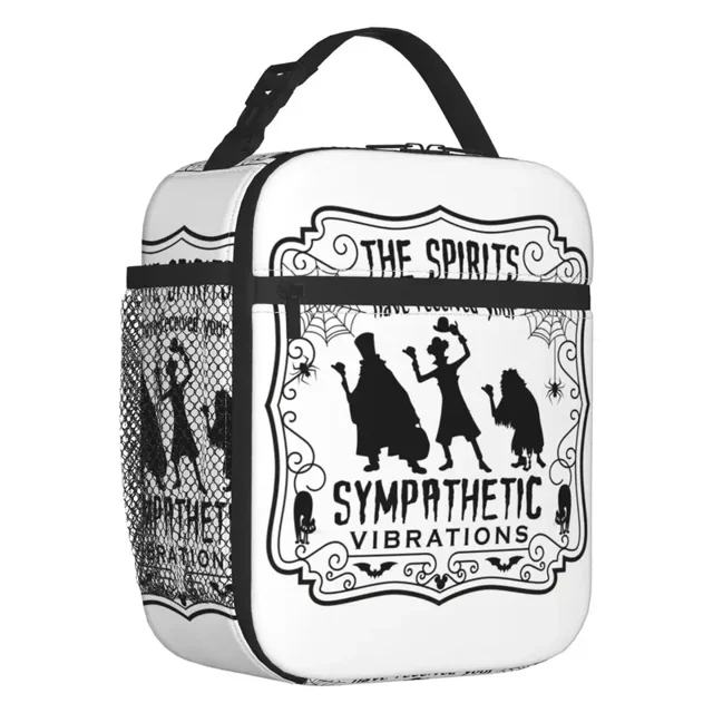 Haunted Mansion Logo Lunch Bag Women Thermal Cooler Insulated Lunch ...