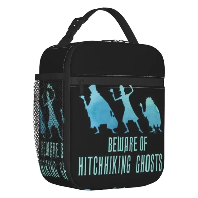 Haunted Mansion Logo Lunch Bag Women Thermal Cooler Insulated Lunch ...