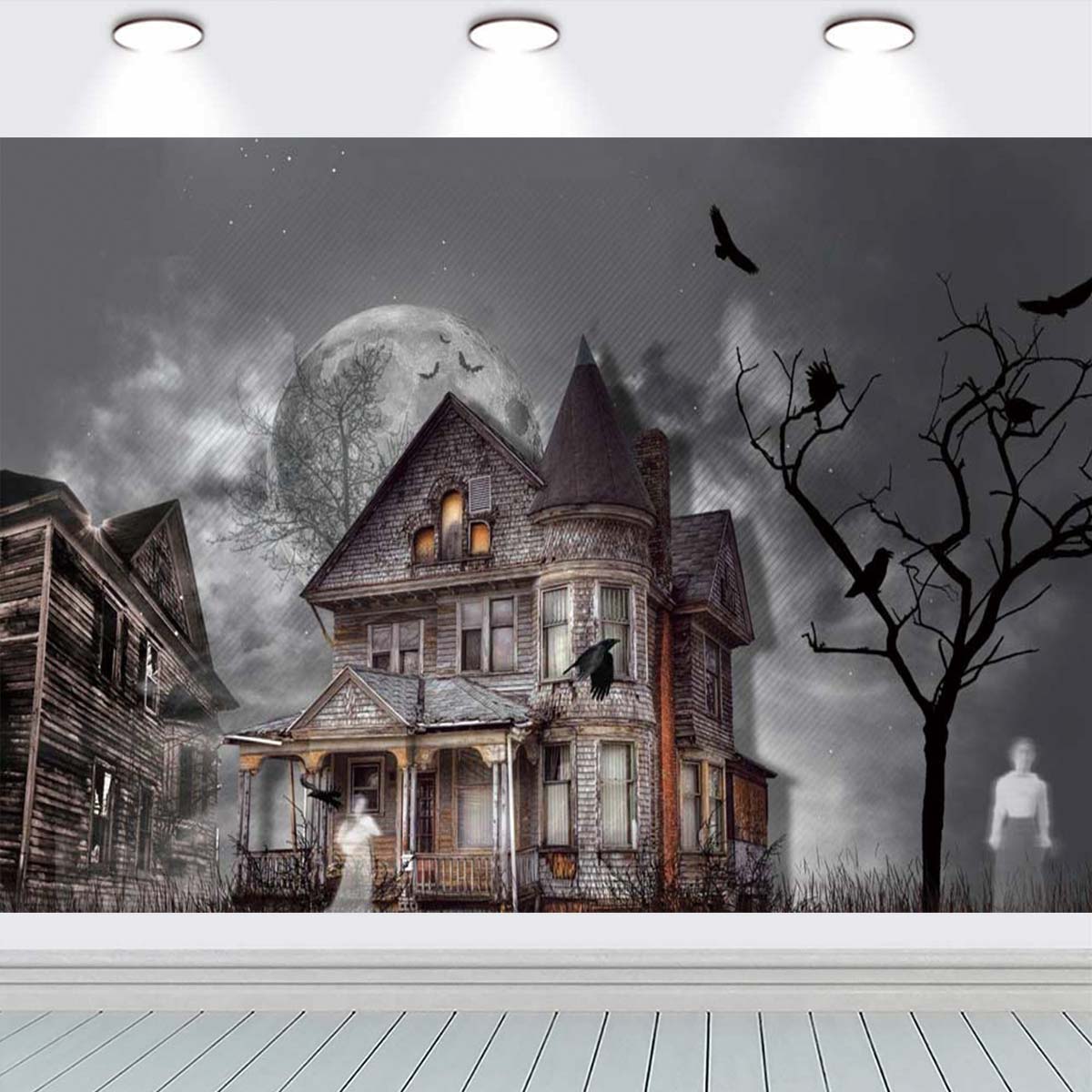 Haunted Mansion school Backdrop Taspestry Banner Party Supplies ...