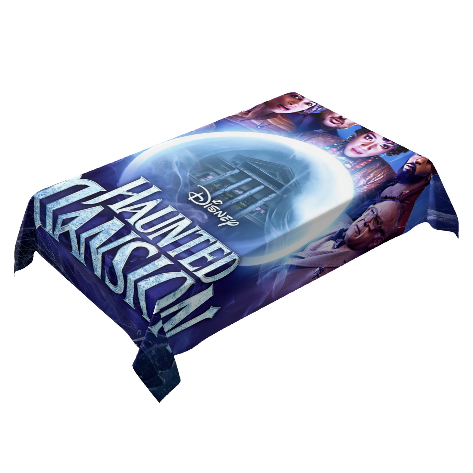 Haunted of Mansion square tablecloth has an iconic print, fits most ...