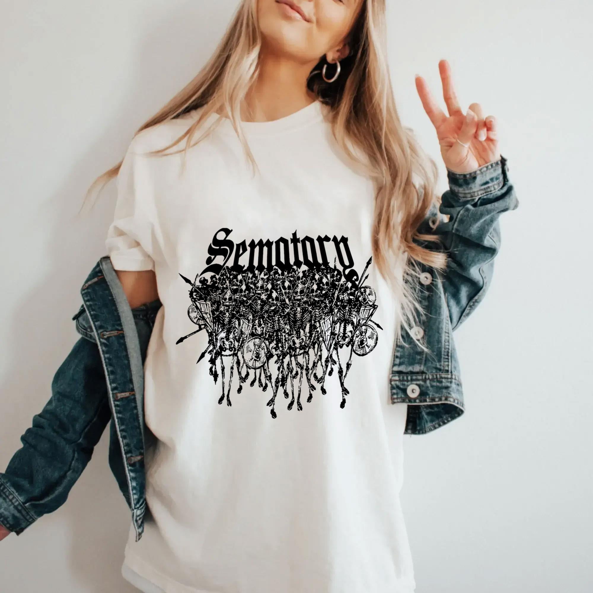 Haunted Mound Sematary Skellingtons Album Tour Merch T-Shirt - All ...