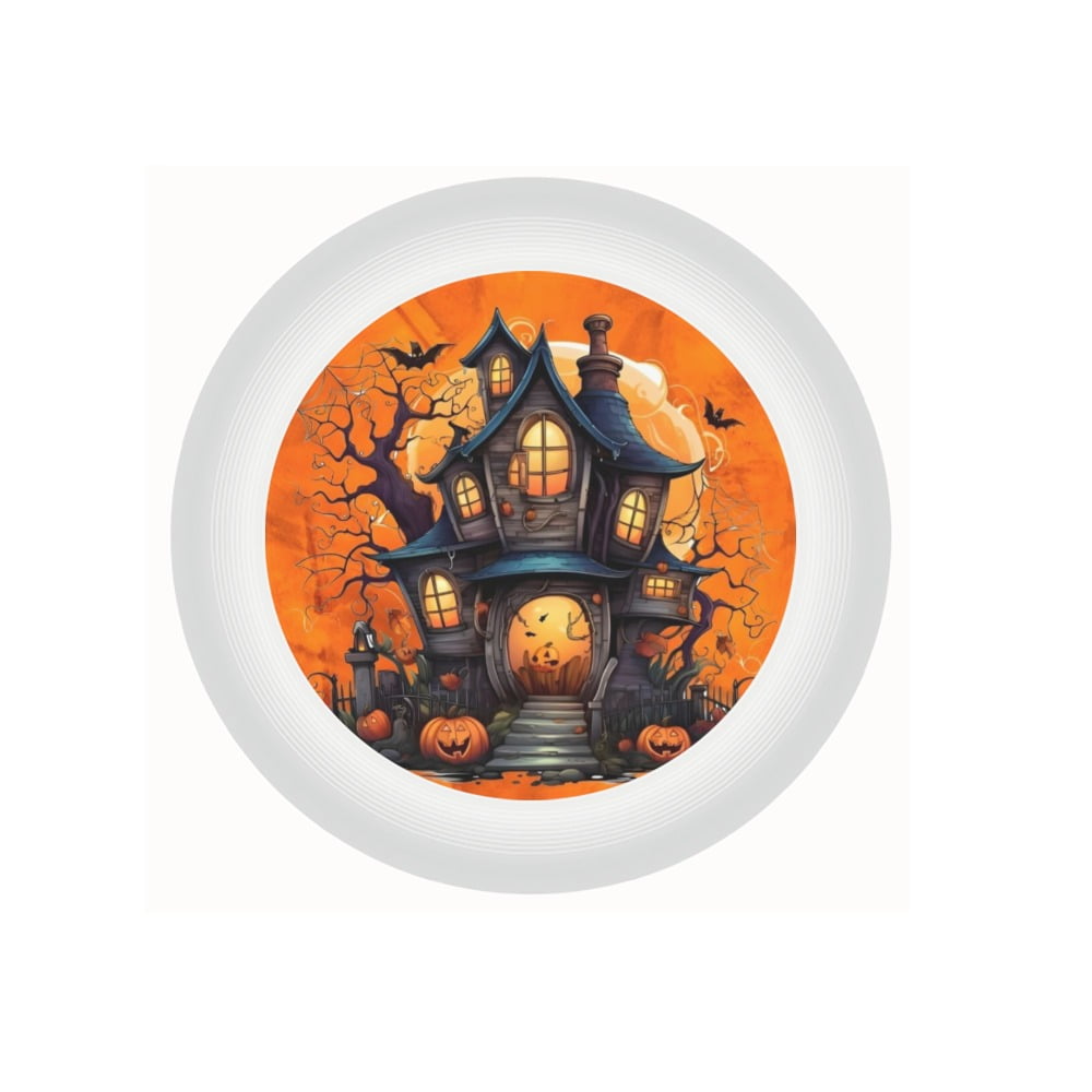 Haunted Of Mansion Patterned Frisby Slip Resistant And Stable Throw ...