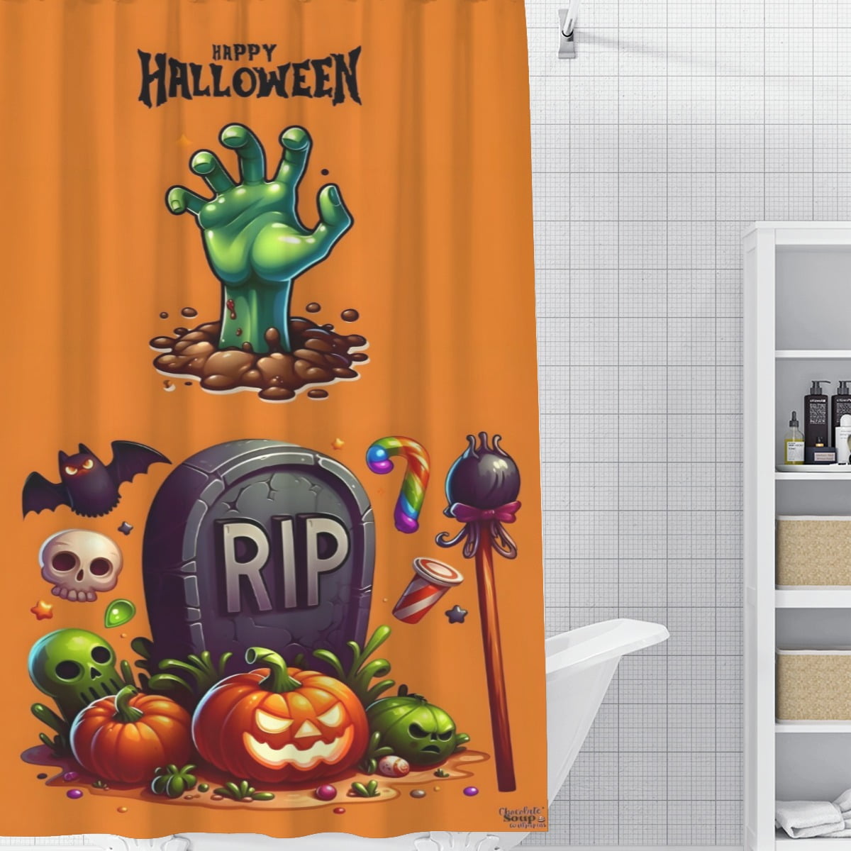 Haunted Mansion Shower Curtain