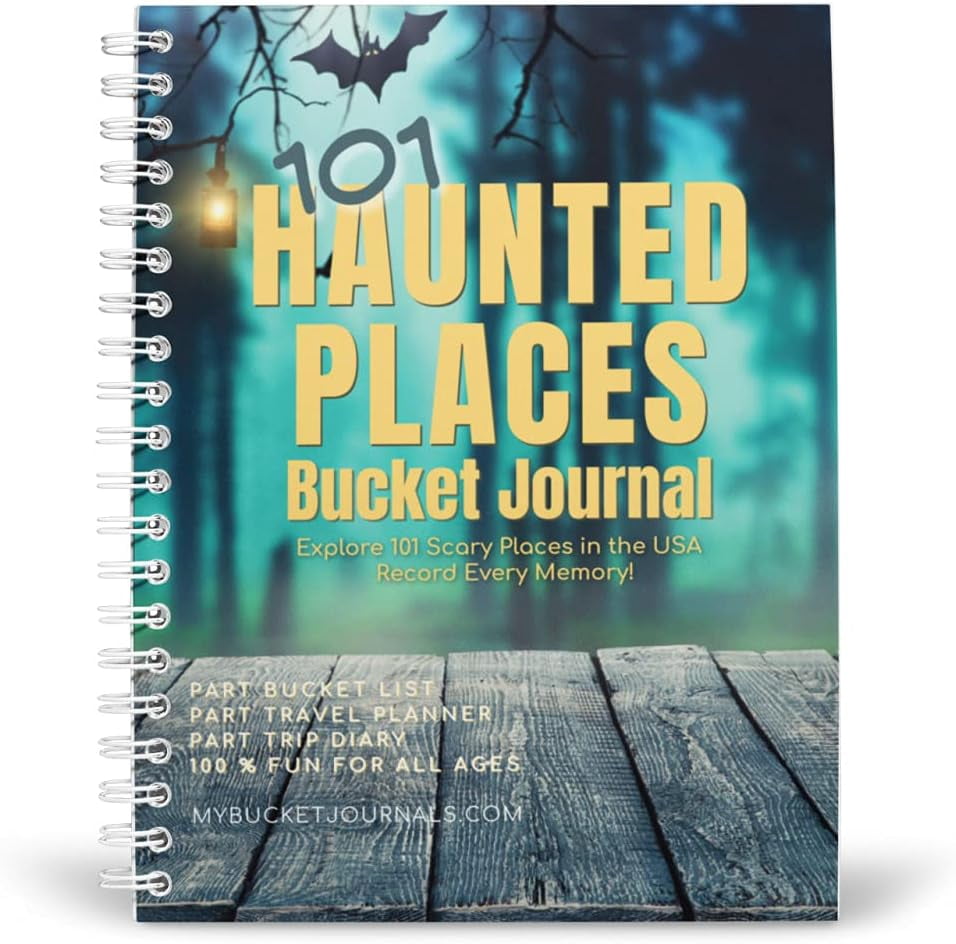 Haunted Places Bucket Journal - Part Travel Planner, Journal, & Diary ...