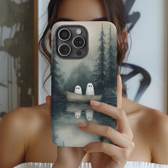 Haunted River Ghost Halloween Nature Forest Camping Phone Case 11 12 13 ...