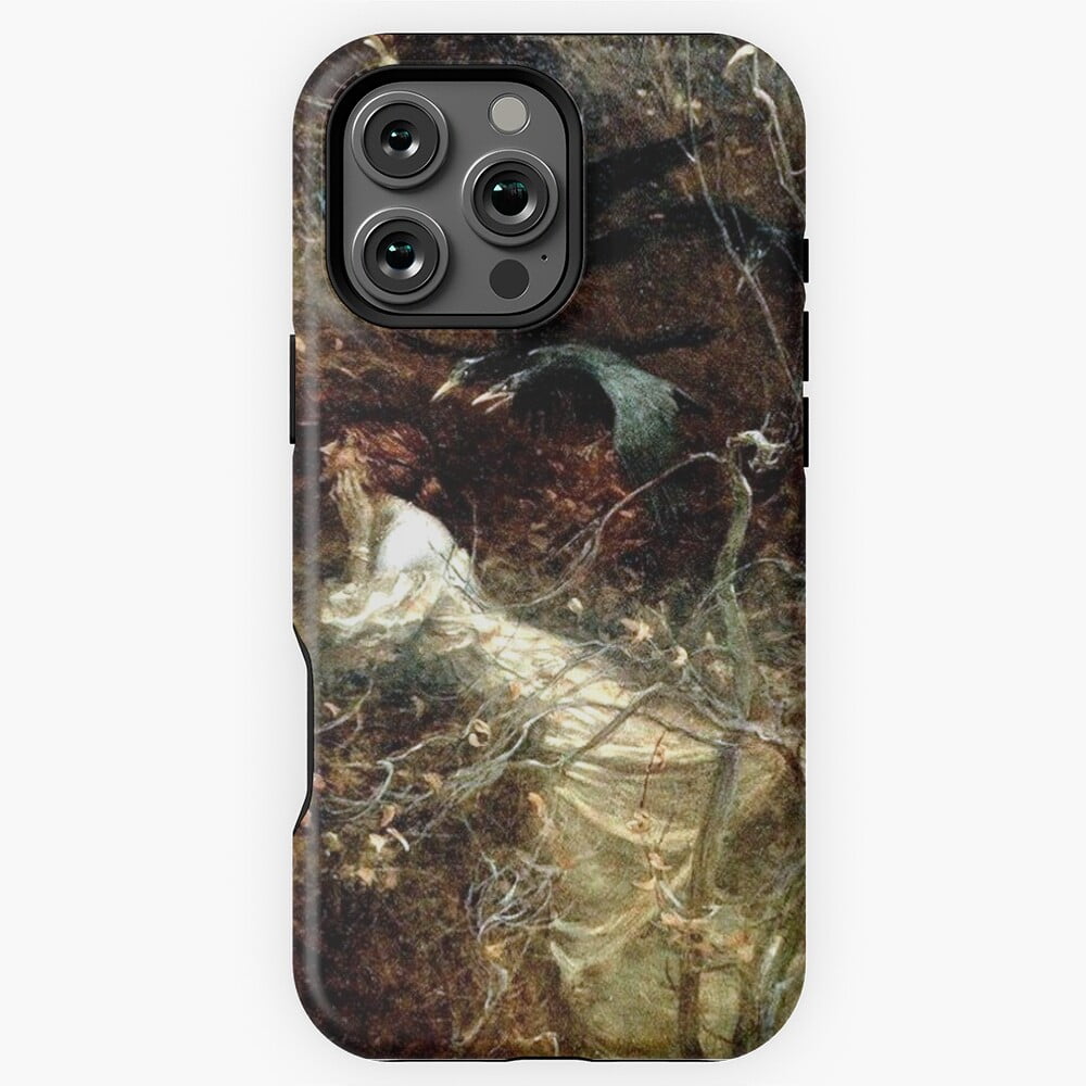 Haunted Woods Arthur Rackham Phone Case for iPhone 16 15 14 13 12 11 ...