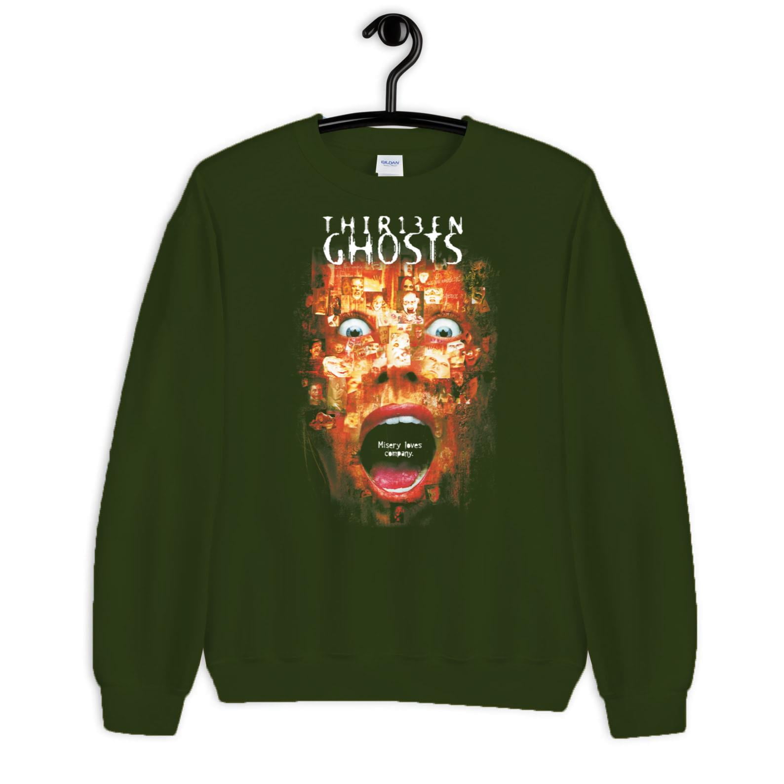 Haunting Ghosts Graphic Tee, Horror Movie Ghost Design Shirt - Walmart.com