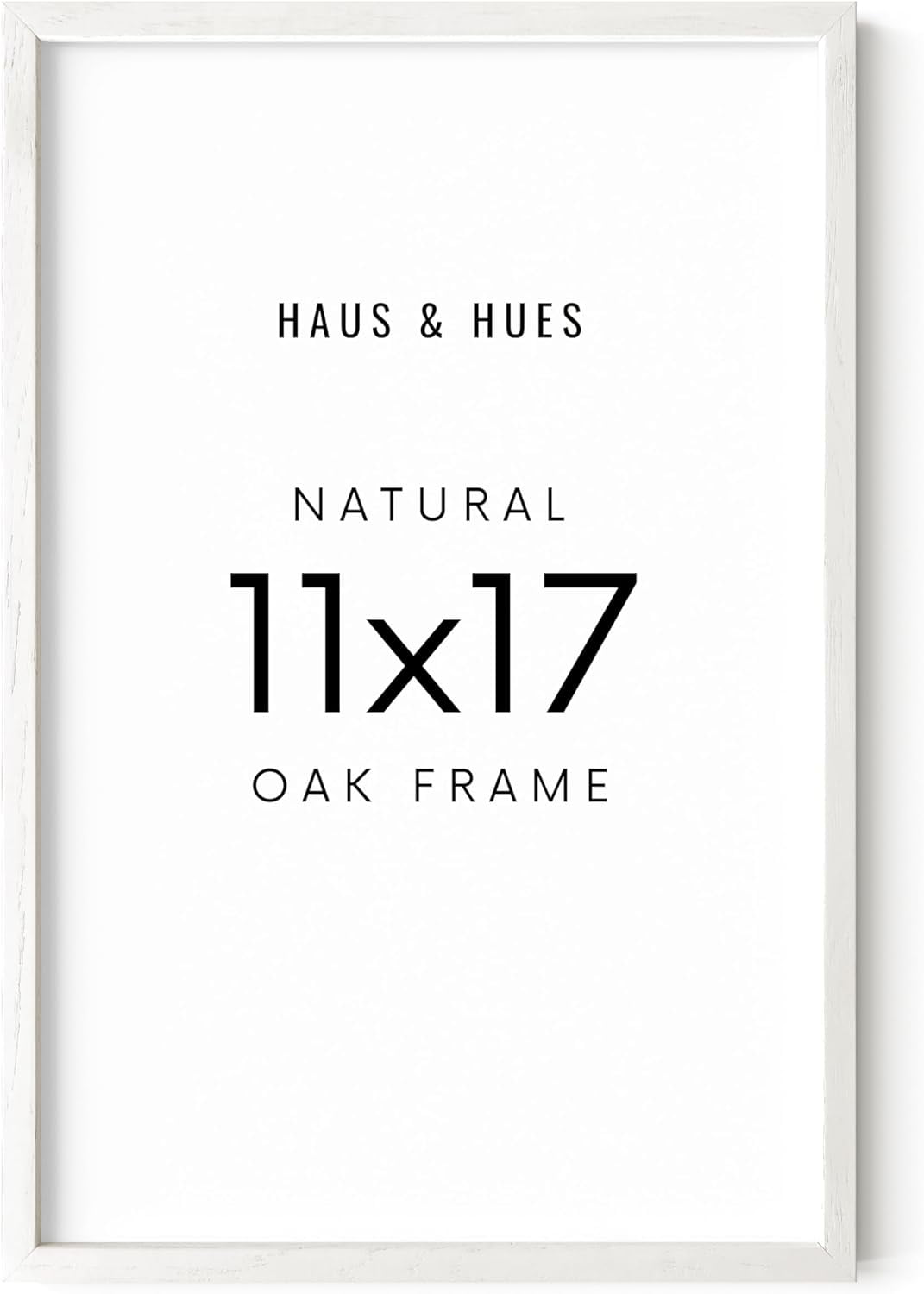 Haus and Hues 11x17 Picture Frame - 11 X 17 Frame Wood Picture Frames, 11x17 Poster Frame Wooden ...