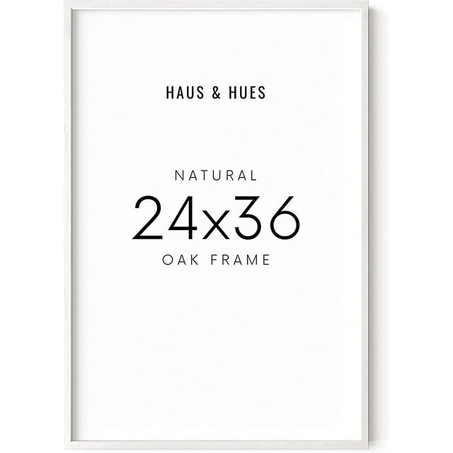 Haus and Hues 24 x 36 Poster Frame - Set of 1 24x36 White Poster Frame ...